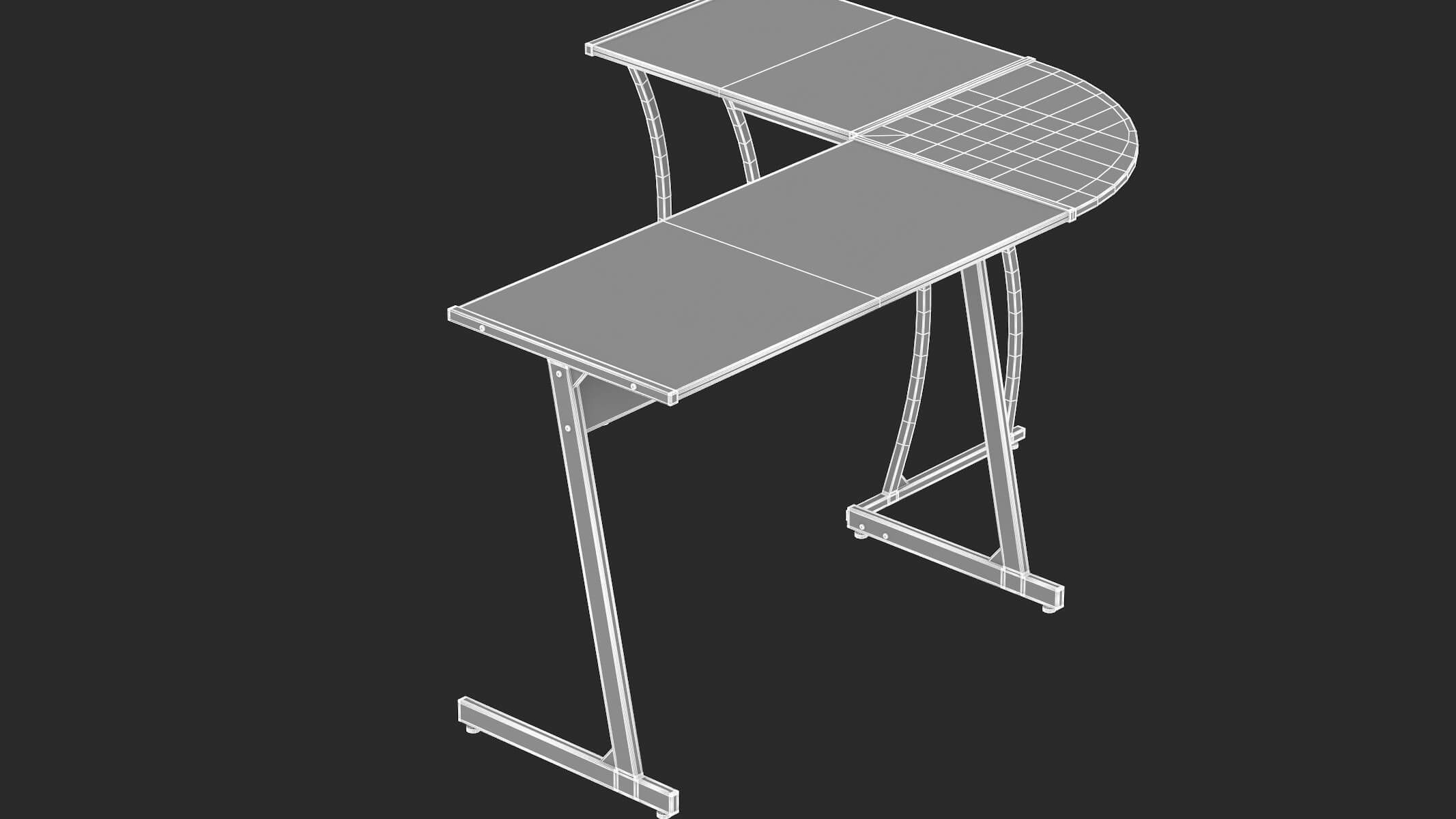 Gaming Desk - 3D Model by frezzy