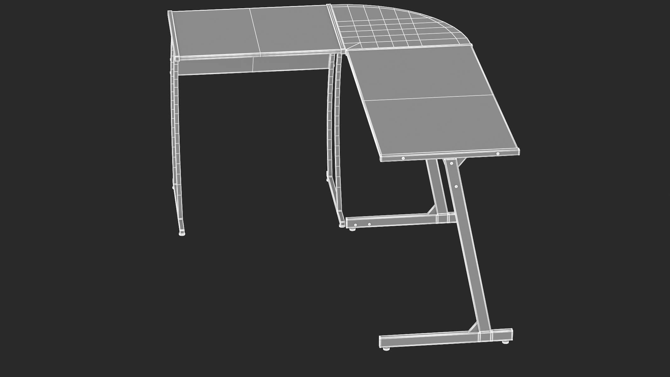 Gaming Desk - 3D Model by frezzy