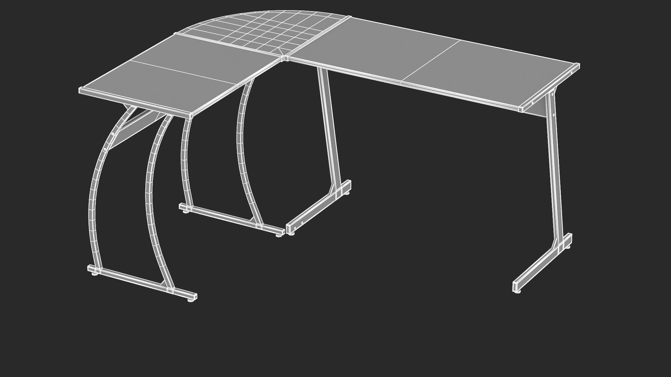 Gaming Desk - 3D Model by frezzy
