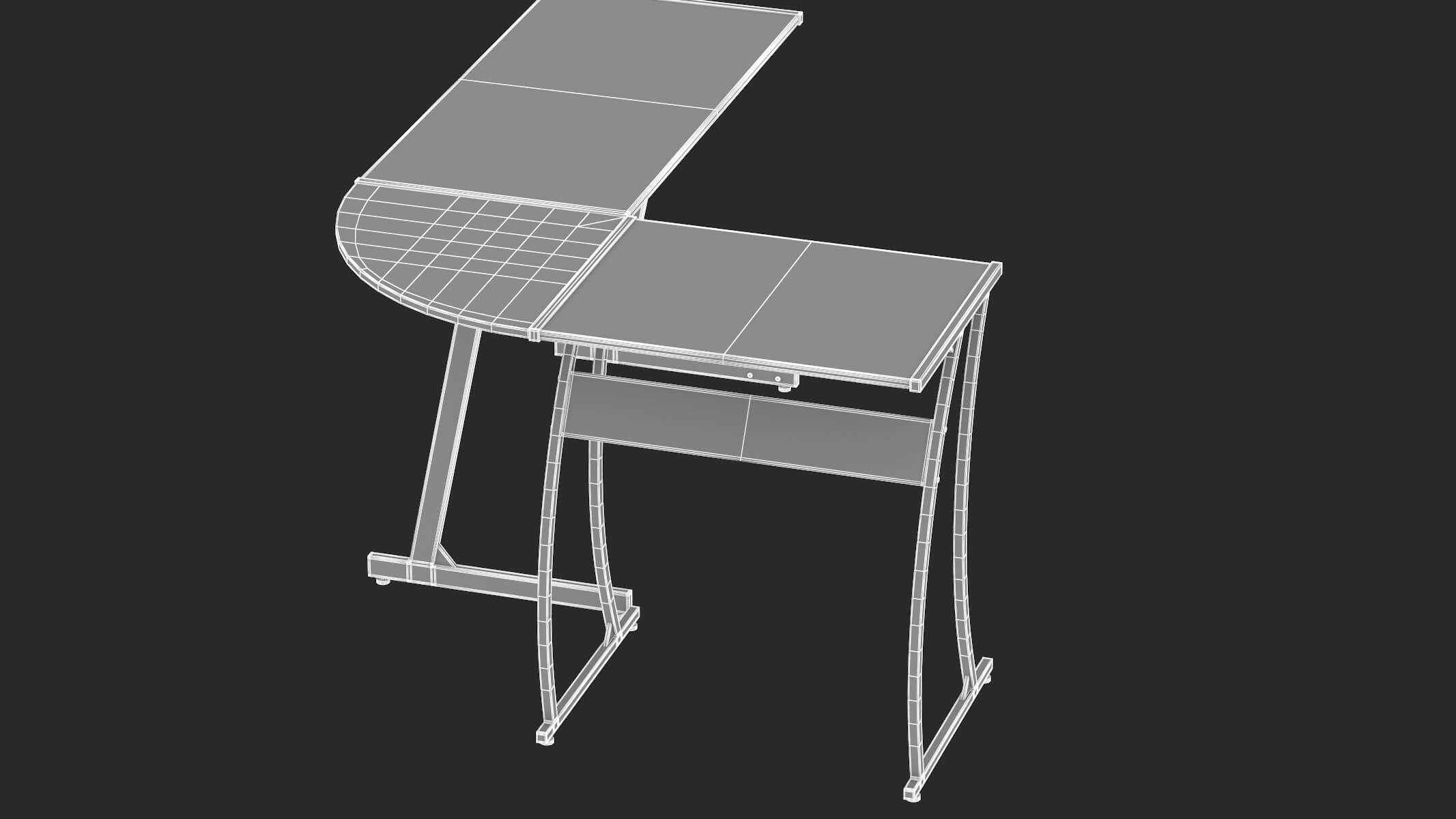 Gaming Desk - 3D Model by frezzy