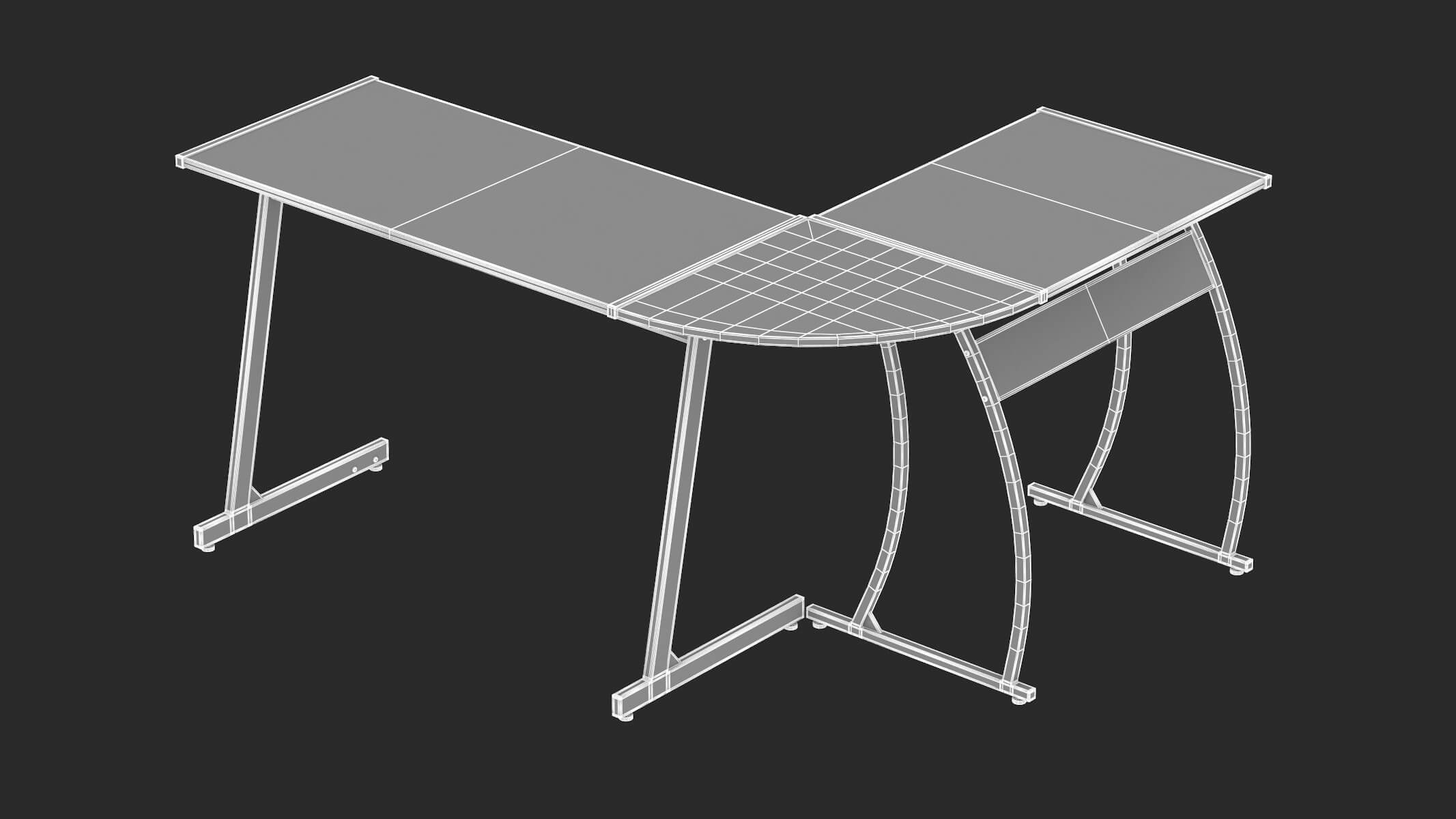 Gaming Desk - 3D Model by frezzy