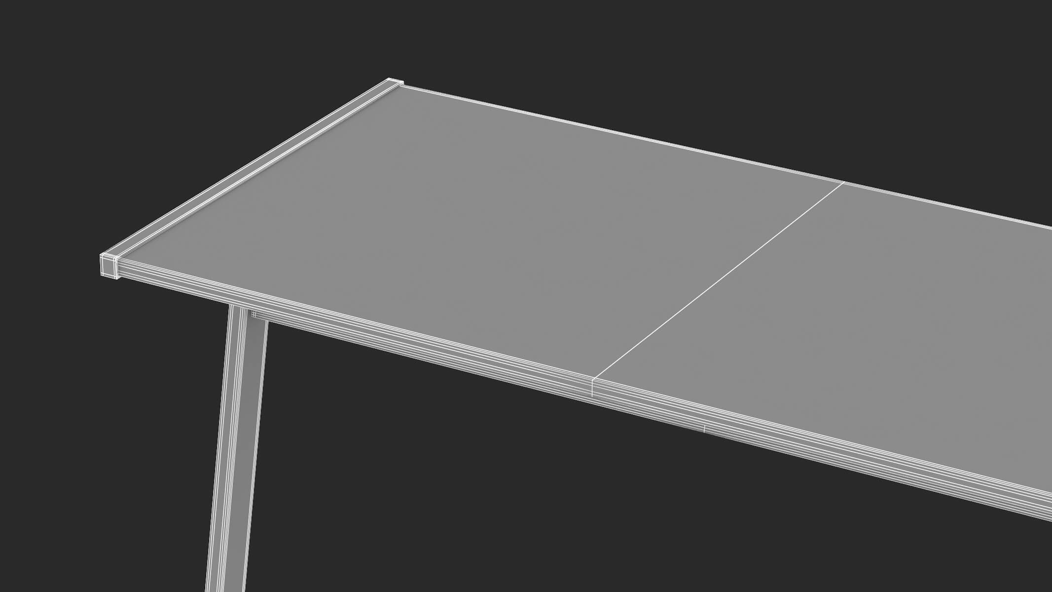 Gaming Desk - 3D Model by frezzy