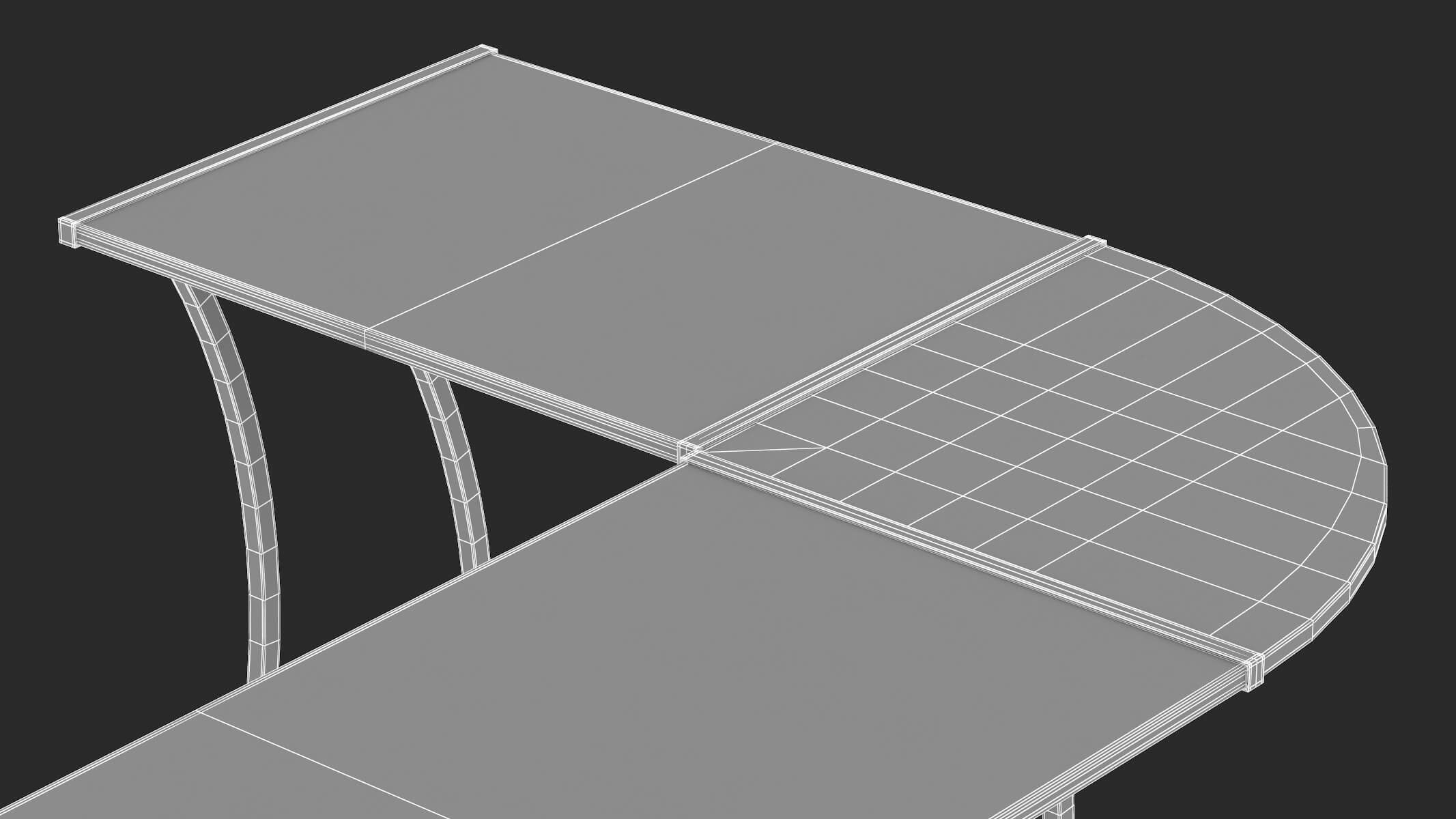 Gaming Desk - 3D Model by frezzy