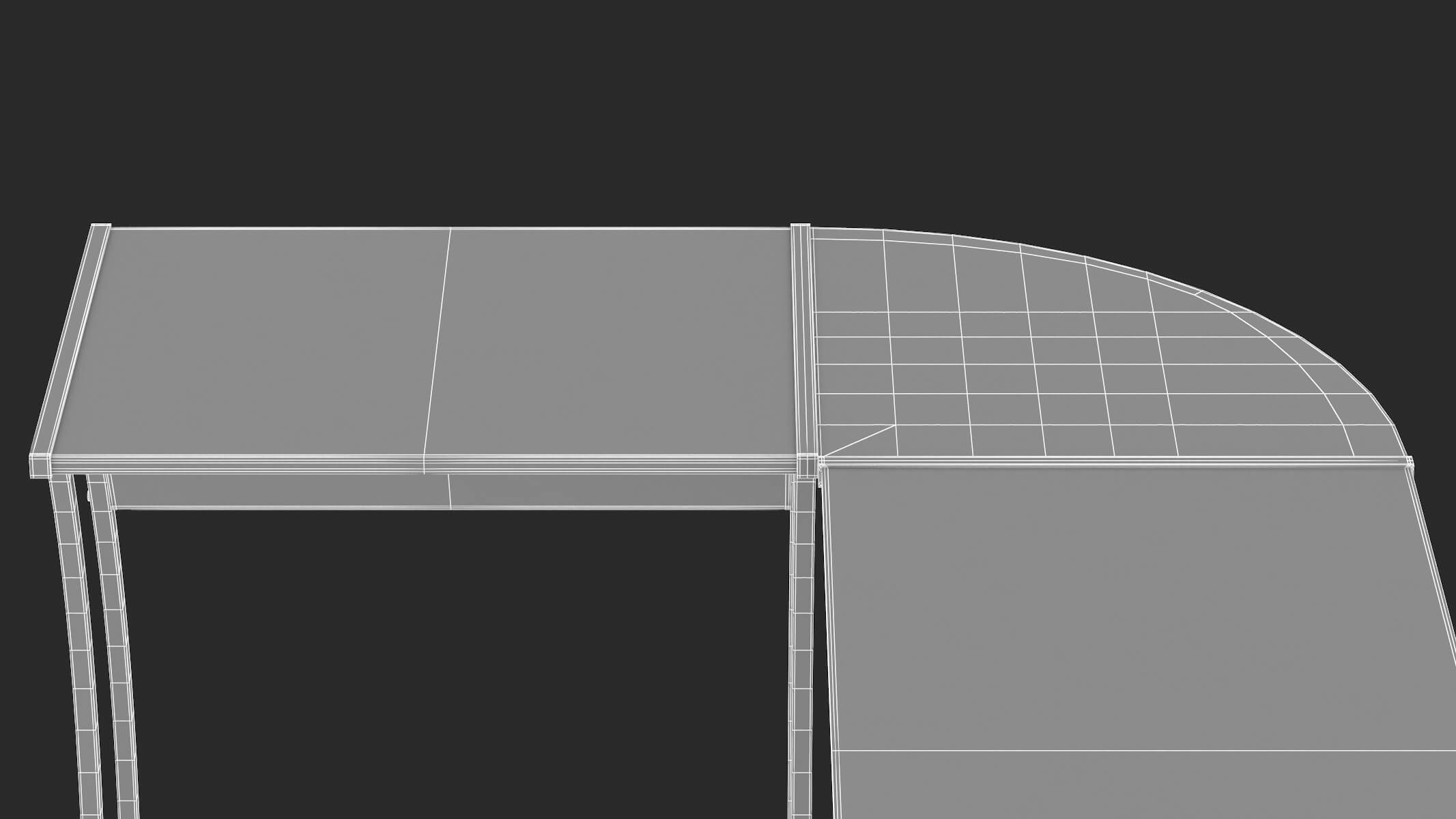 Gaming Desk - 3D Model by frezzy