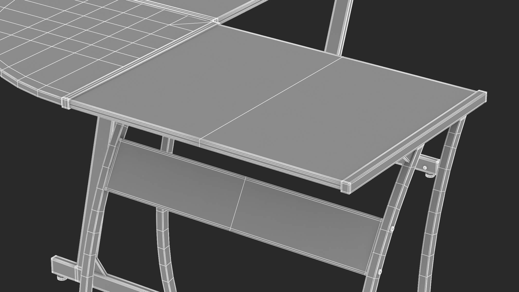 Gaming Desk - 3D Model by frezzy