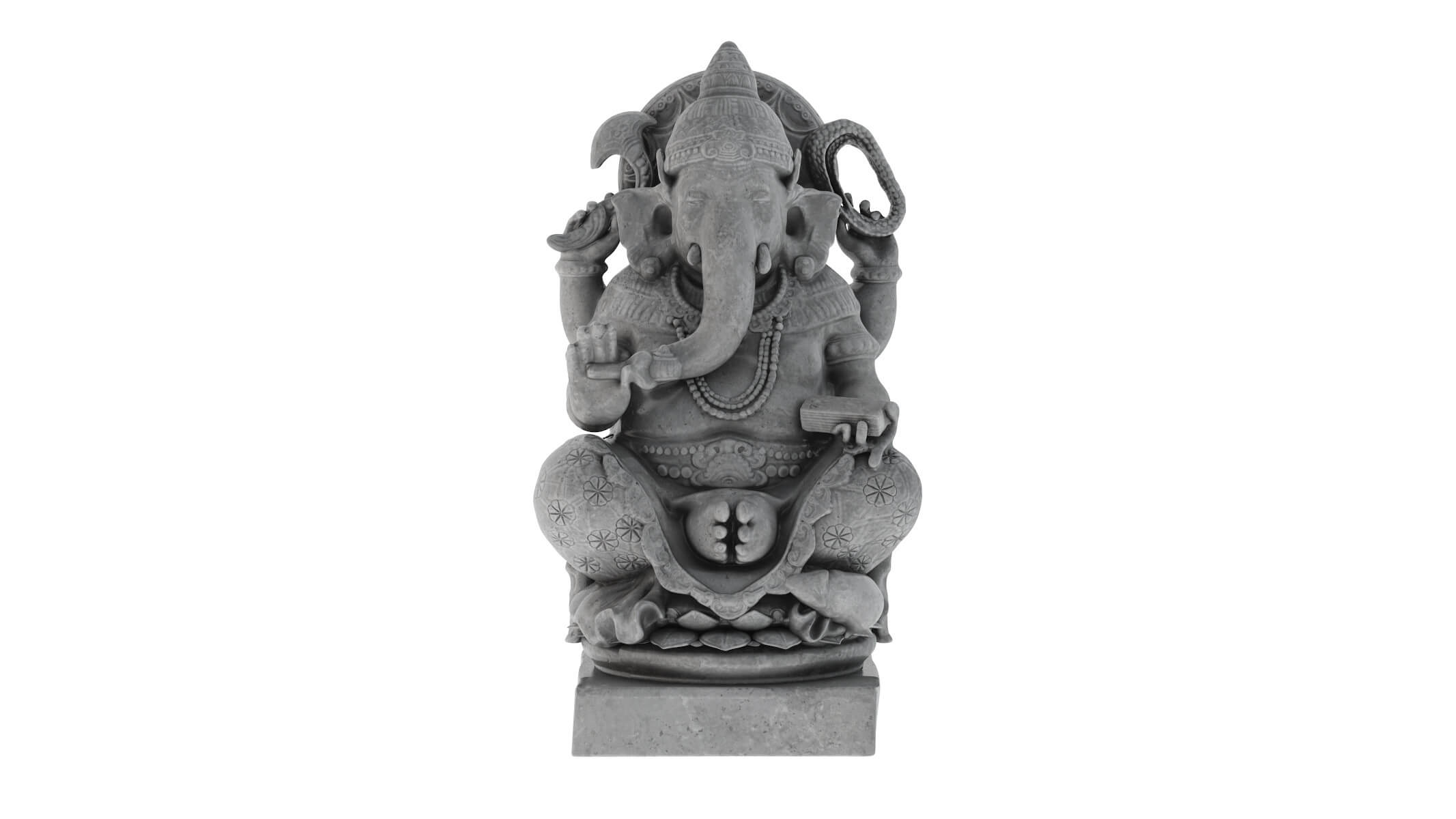 Ganesha Statue - 3D Model by frezzy