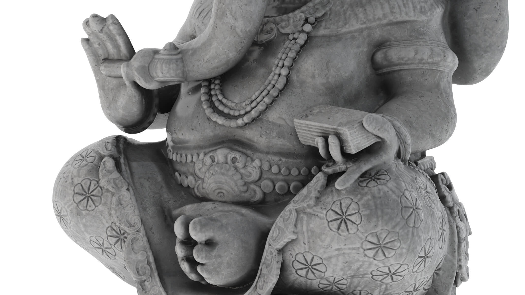 Ganesha Statue - 3D Model by frezzy