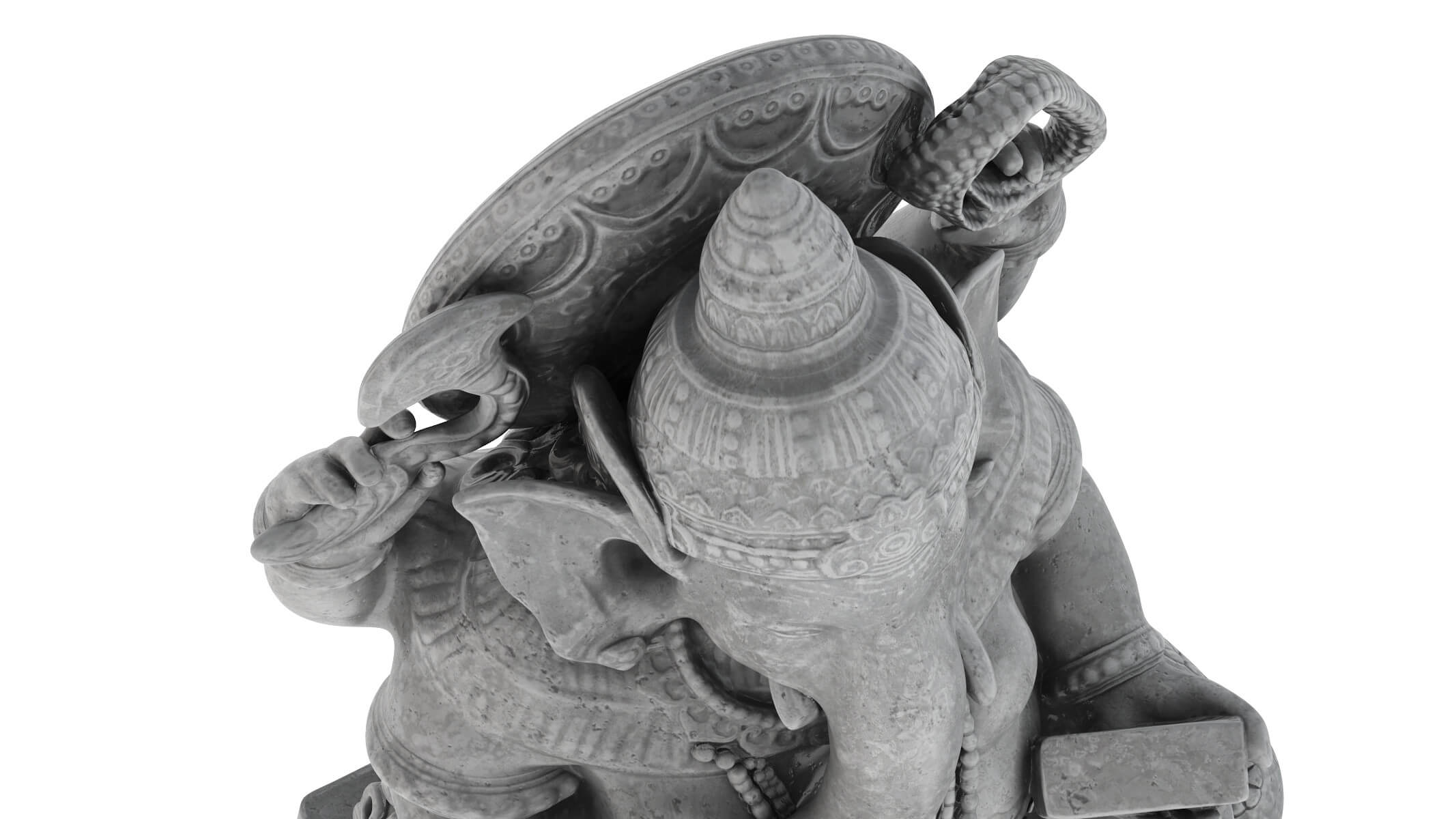Ganesha Statue - 3D Model by frezzy