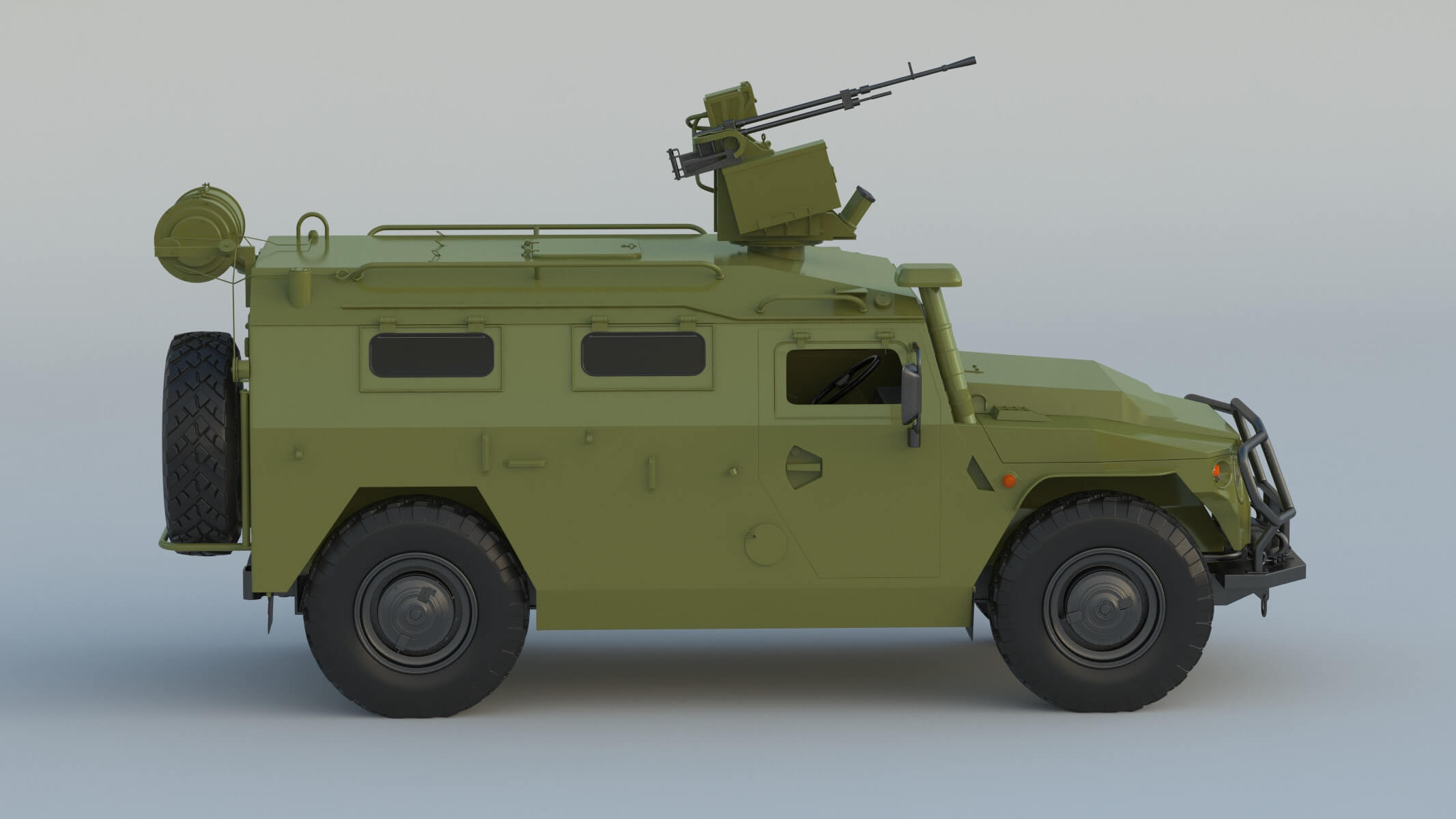 GAZ Tigr - 3D Model by frezzy