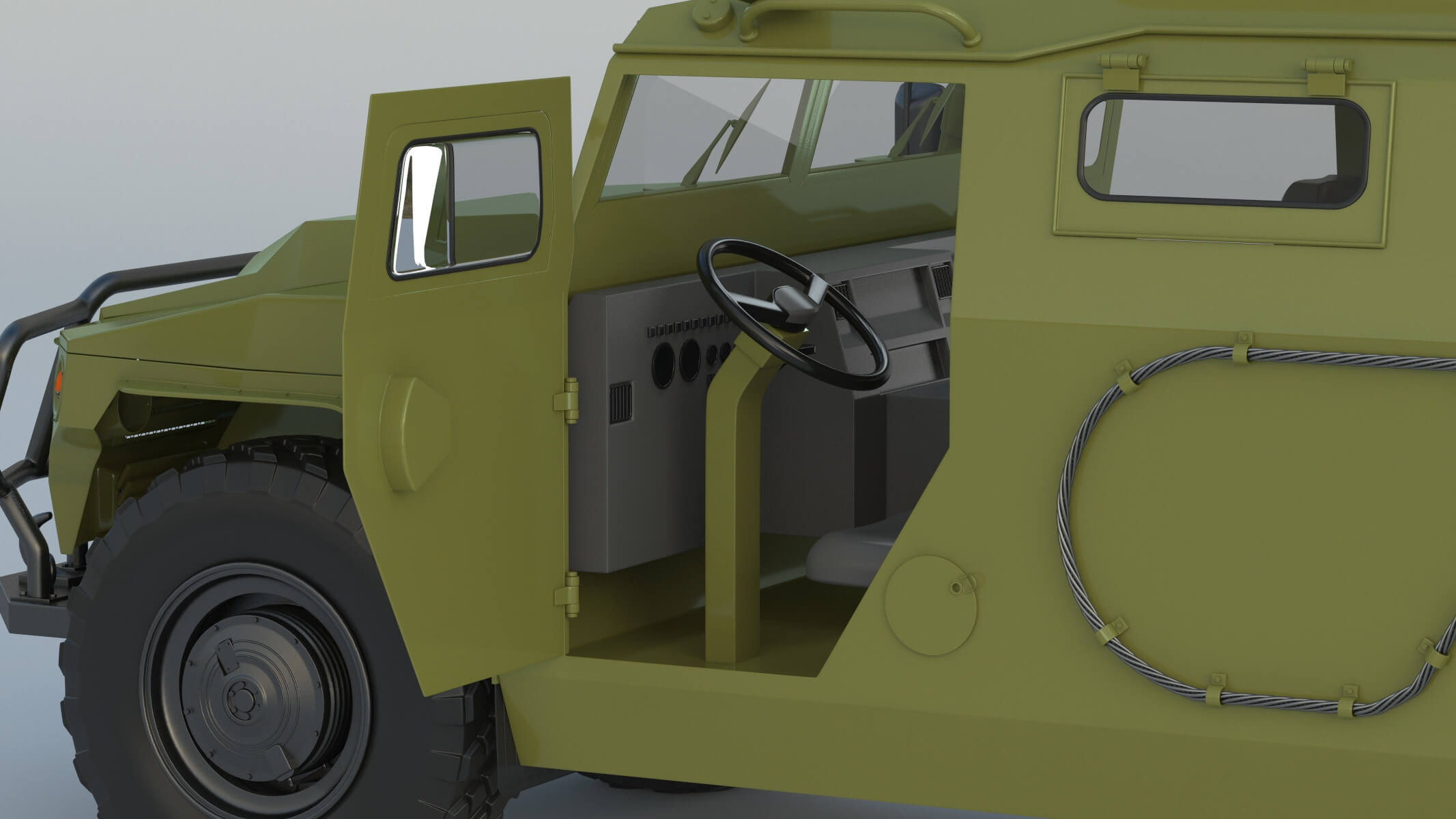 GAZ Tigr - 3D Model by frezzy