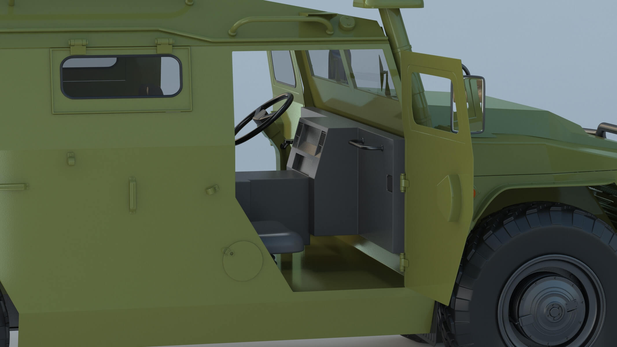 GAZ Tigr - 3D Model by frezzy