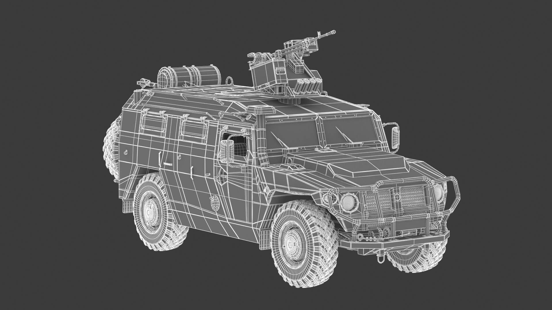 GAZ Tigr - 3D Model by frezzy