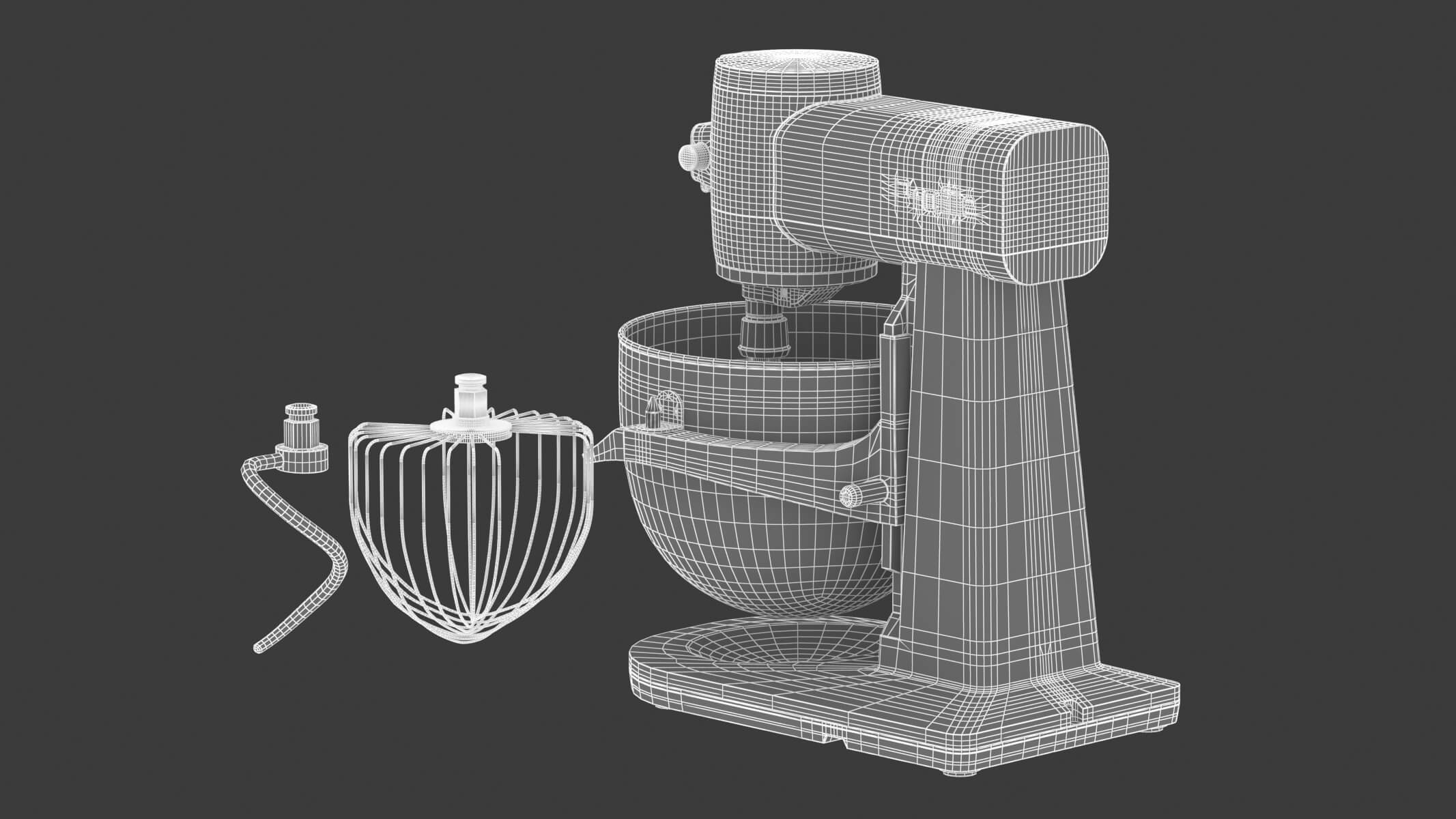 Ge Profile Smart Stand Mixer - 3D Model by frezzy