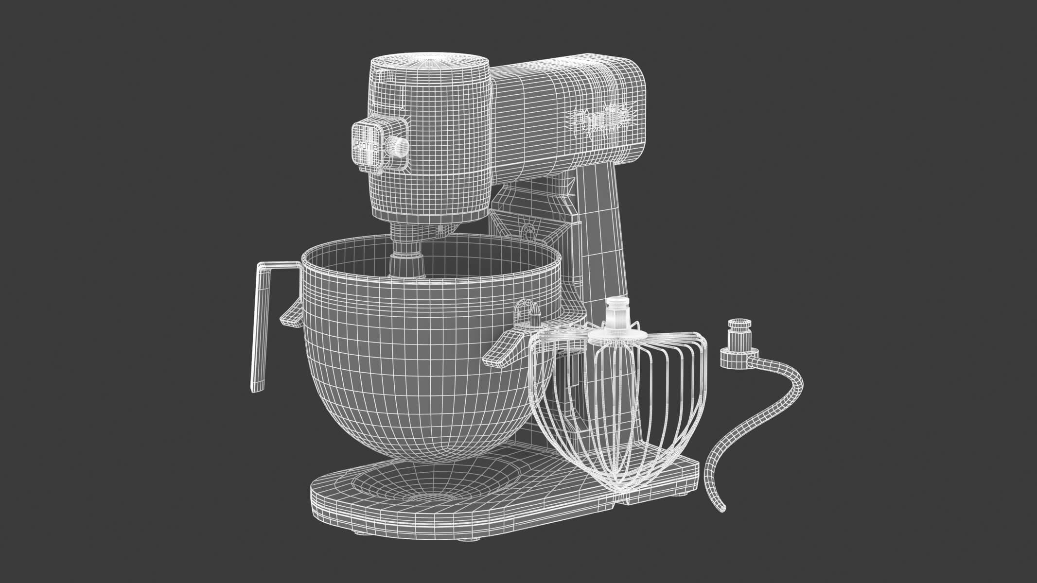 Ge Profile Smart Stand Mixer - 3D Model by frezzy