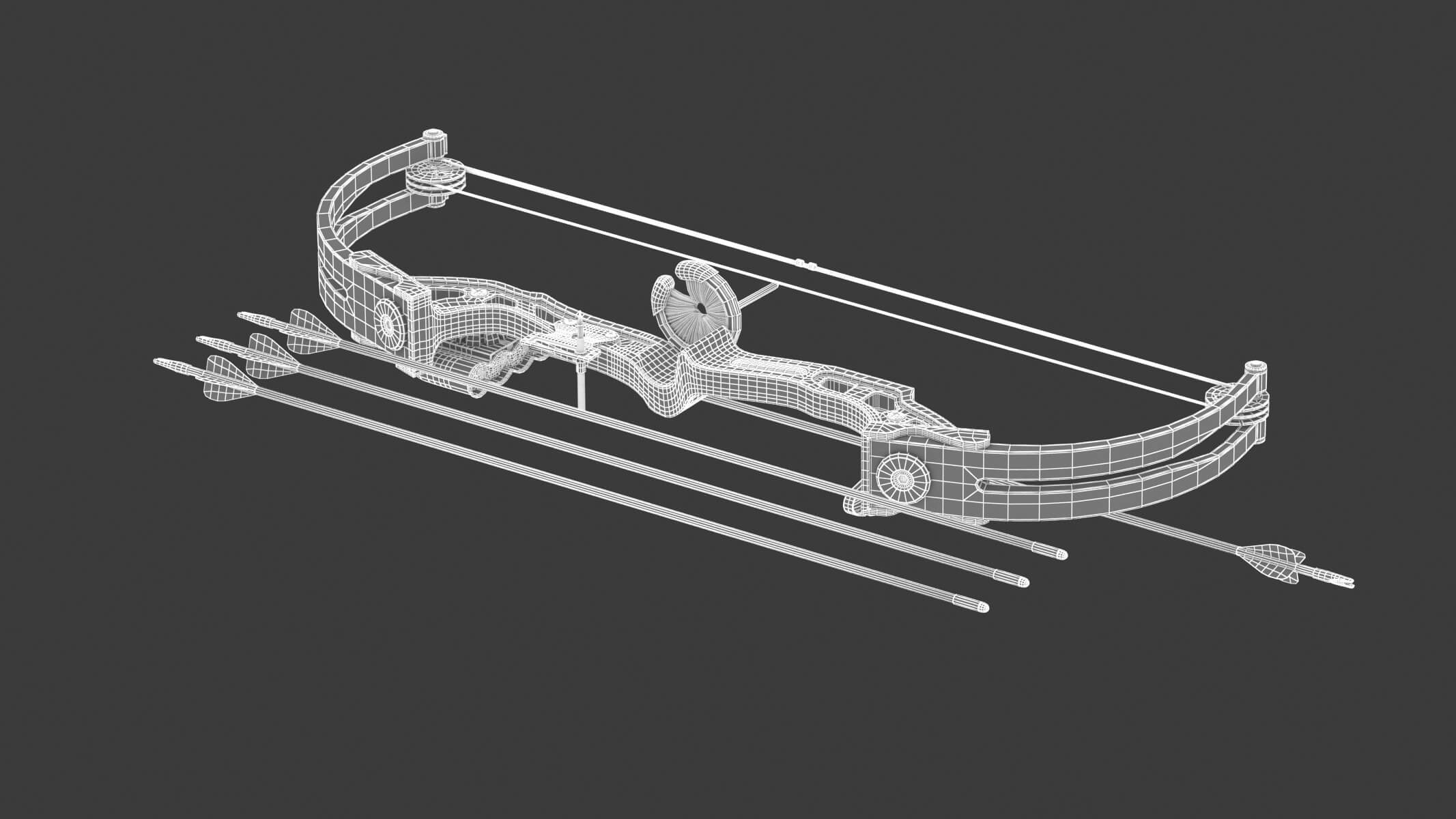 Generic Bow and Arrow - 3D Model by frezzy