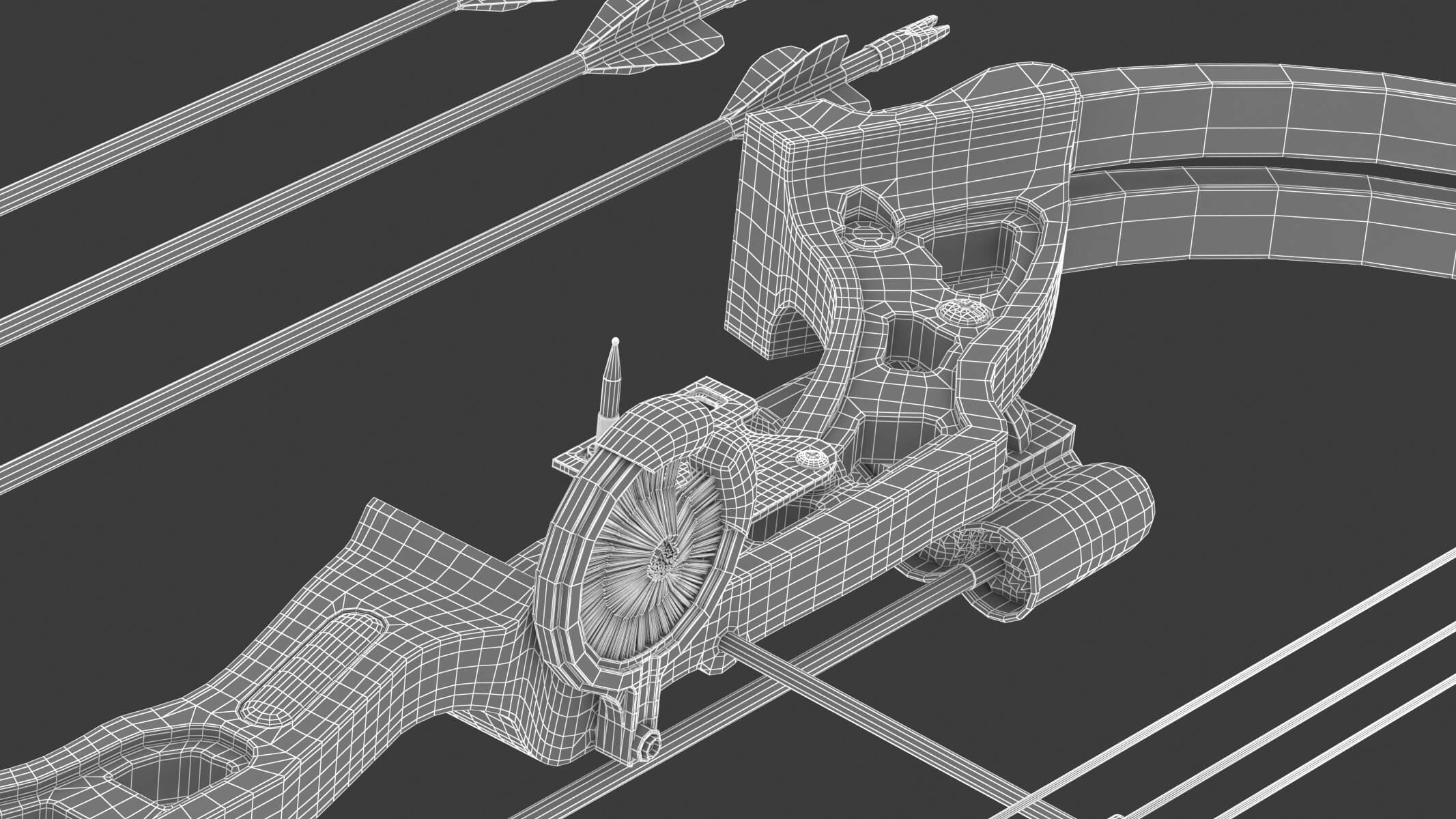 Generic Bow and Arrow - 3D Model by frezzy