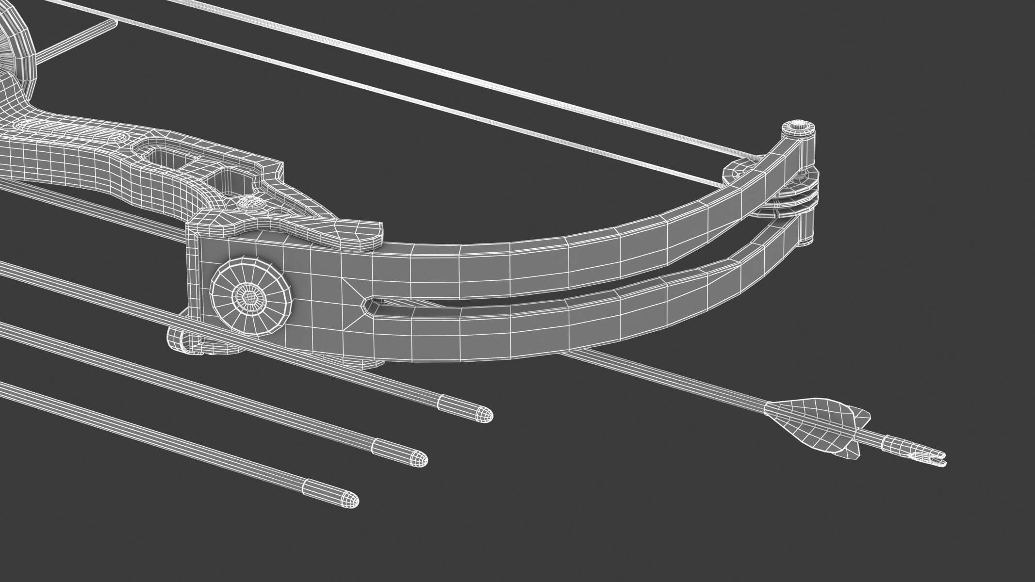 Generic Bow and Arrow - 3D Model by frezzy