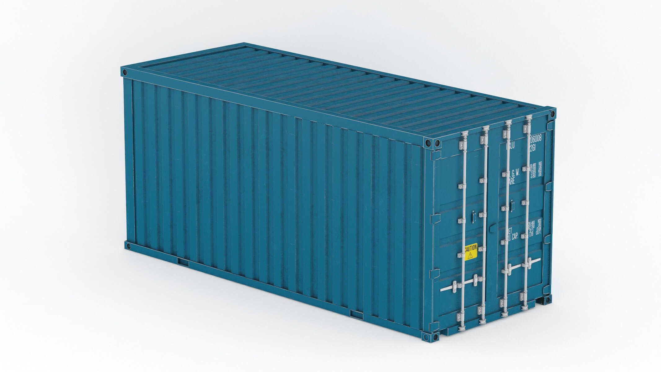 Generic Container 20Ft - 3D Model by frezzy