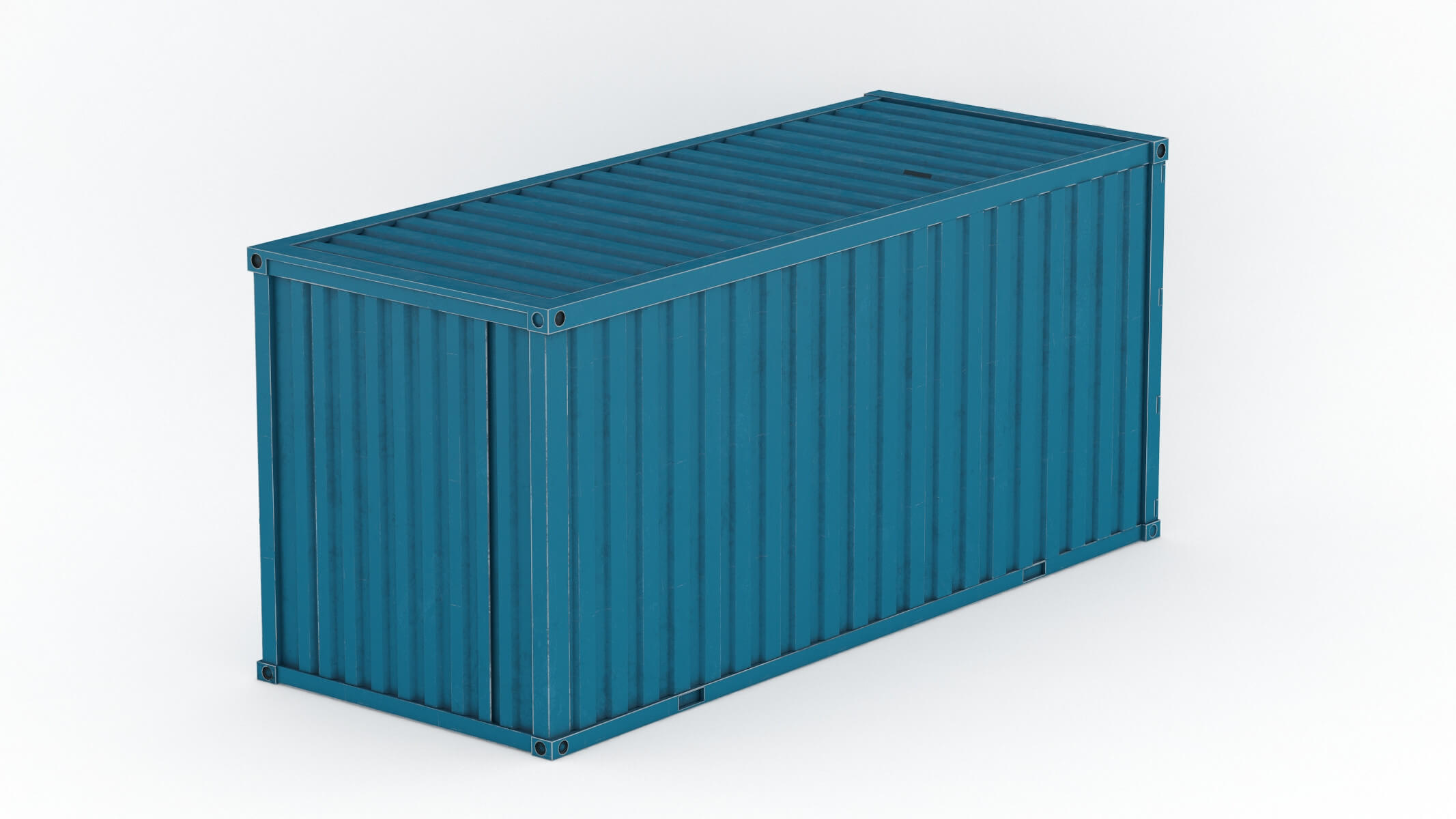 Generic Container 20Ft - 3D Model by frezzy
