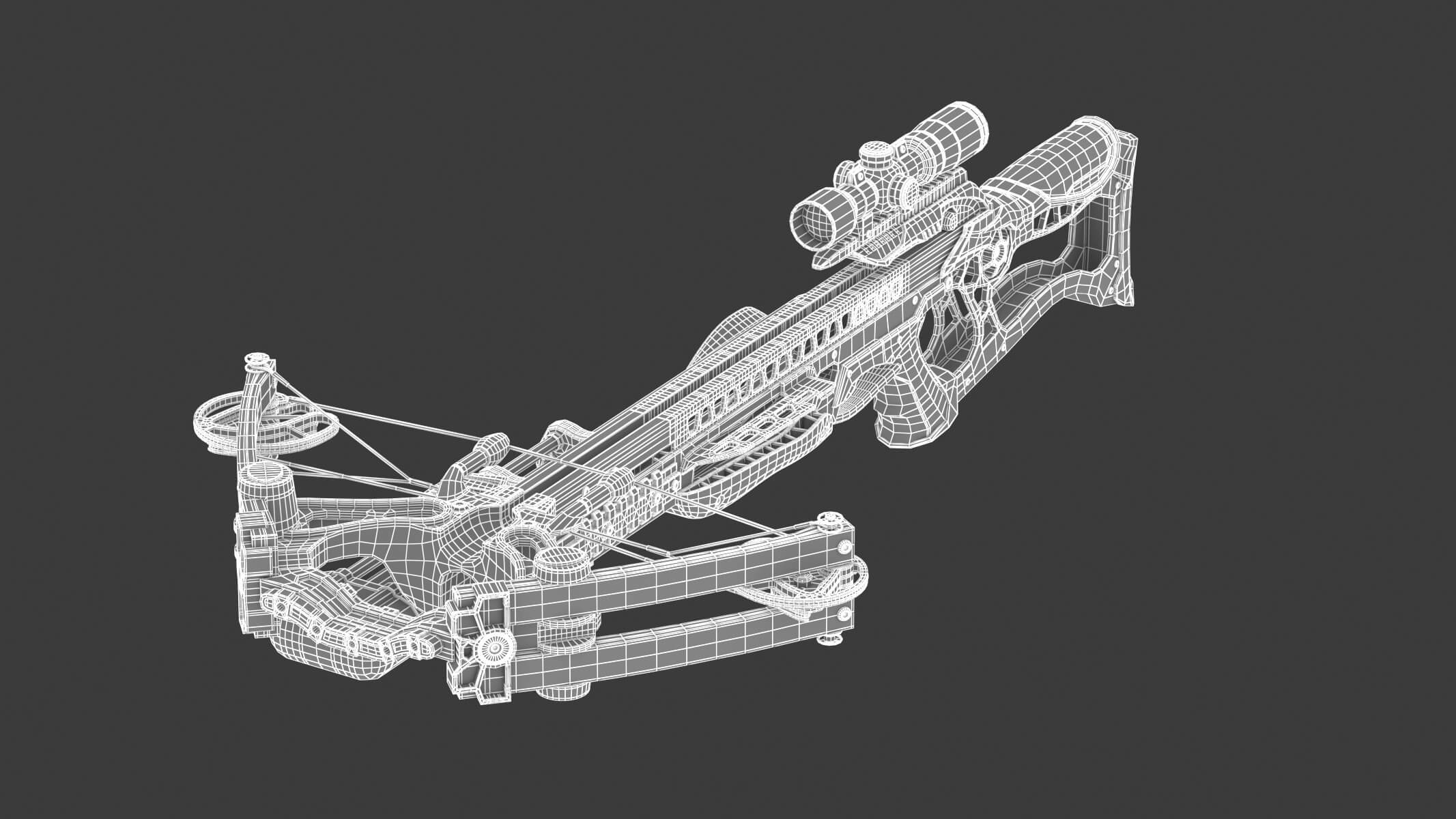 Generic Crossbow - 3D Model by frezzy