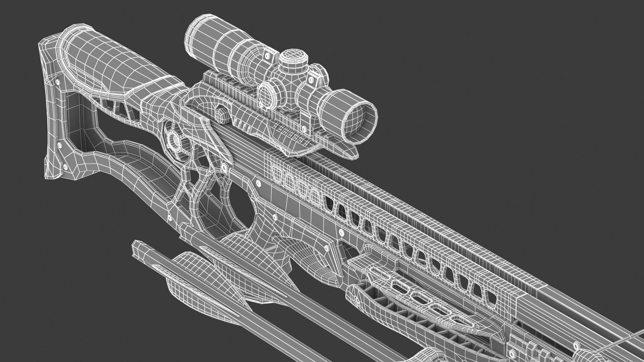 Generic Crossbow - 3D Model by frezzy