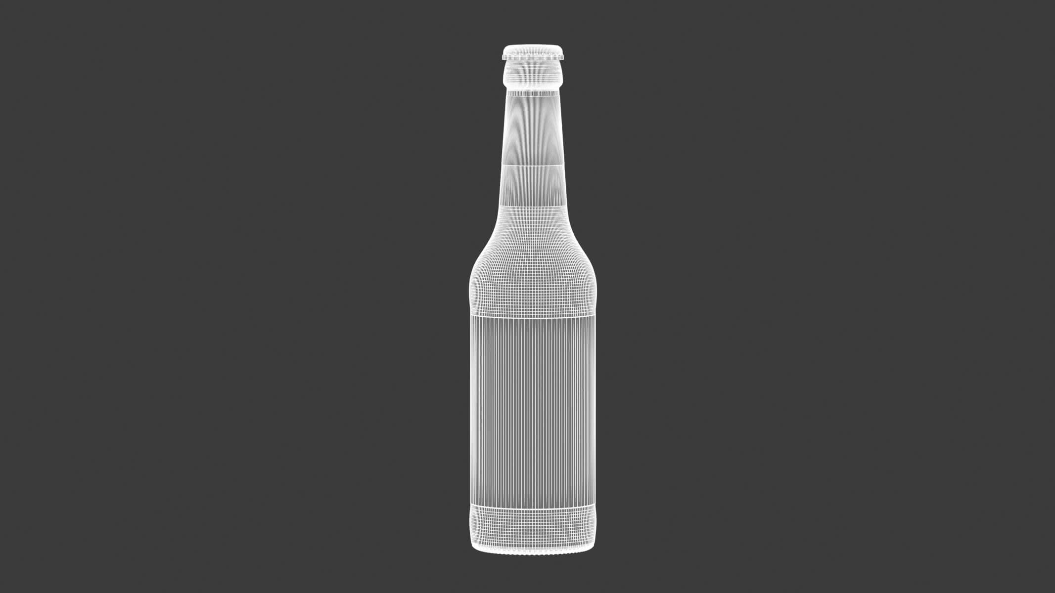 Generic Drink Bottle - 3D Model by frezzy