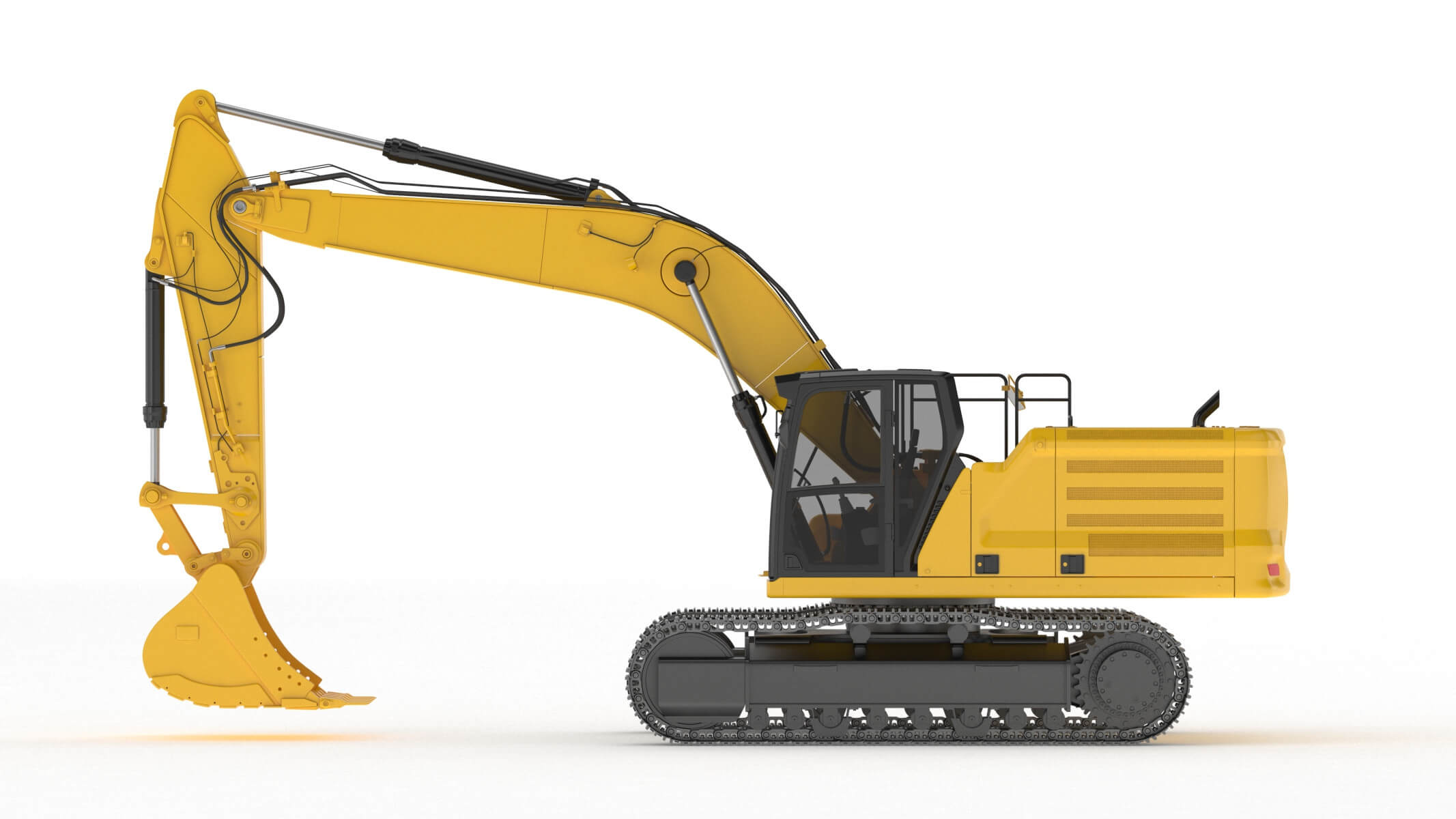 Generic Excavator - 3D Model by frezzy