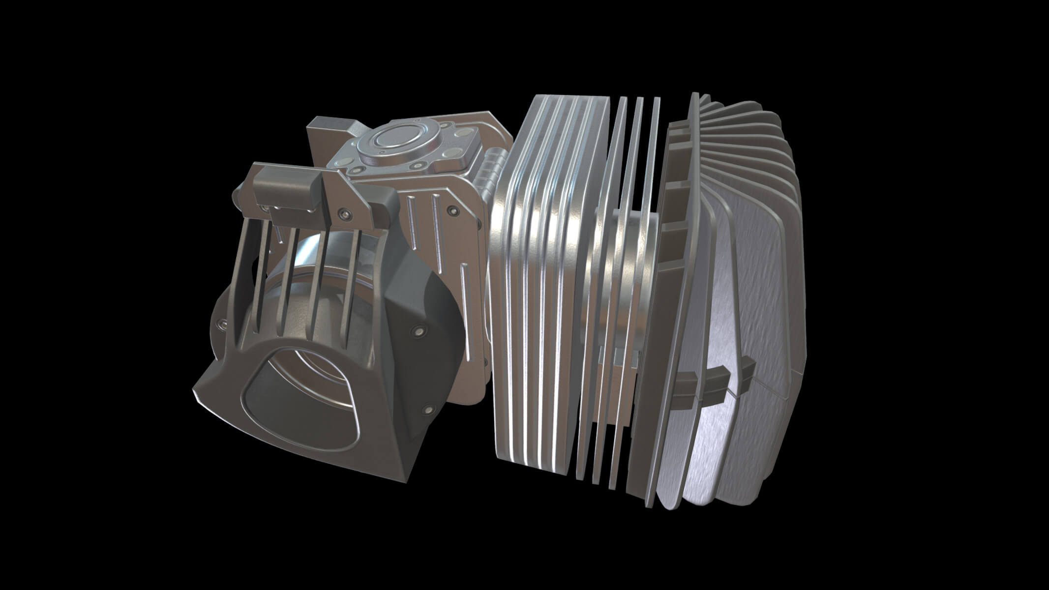 Generic Motorsport Engine - 3D Model by frezzy