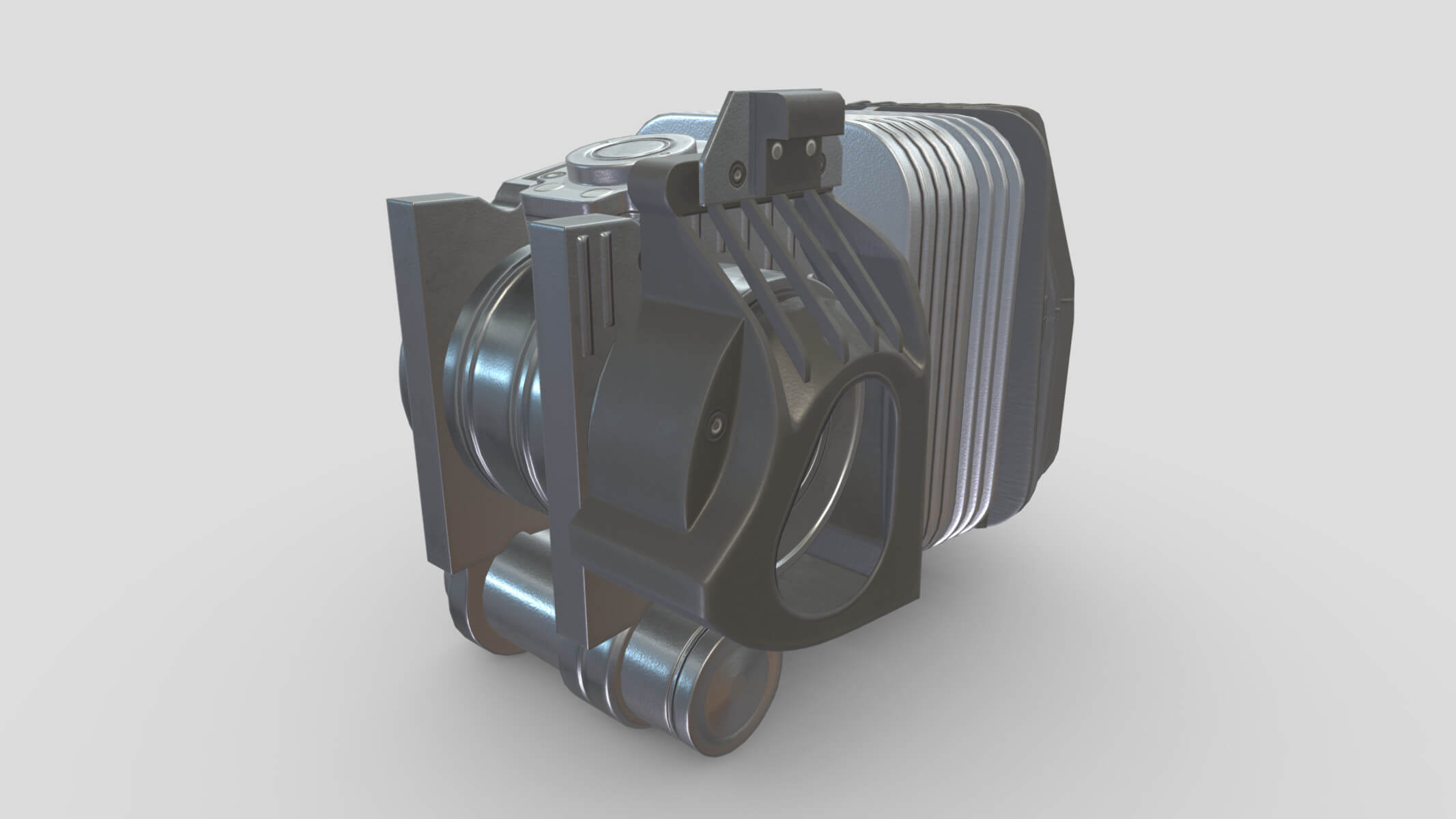 Generic Motorsport Engine - 3D Model by frezzy