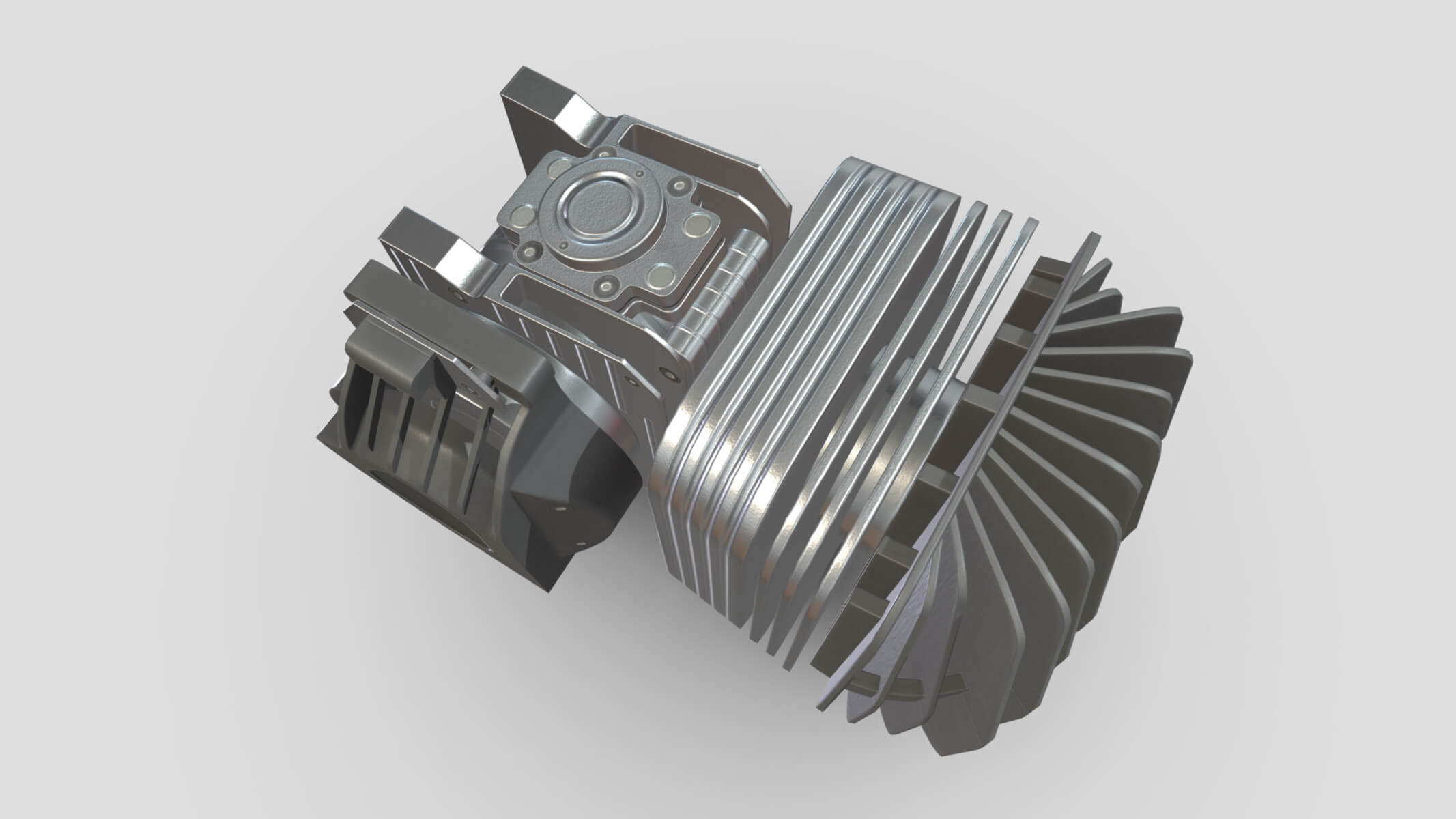 Generic Motorsport Engine - 3D Model by frezzy