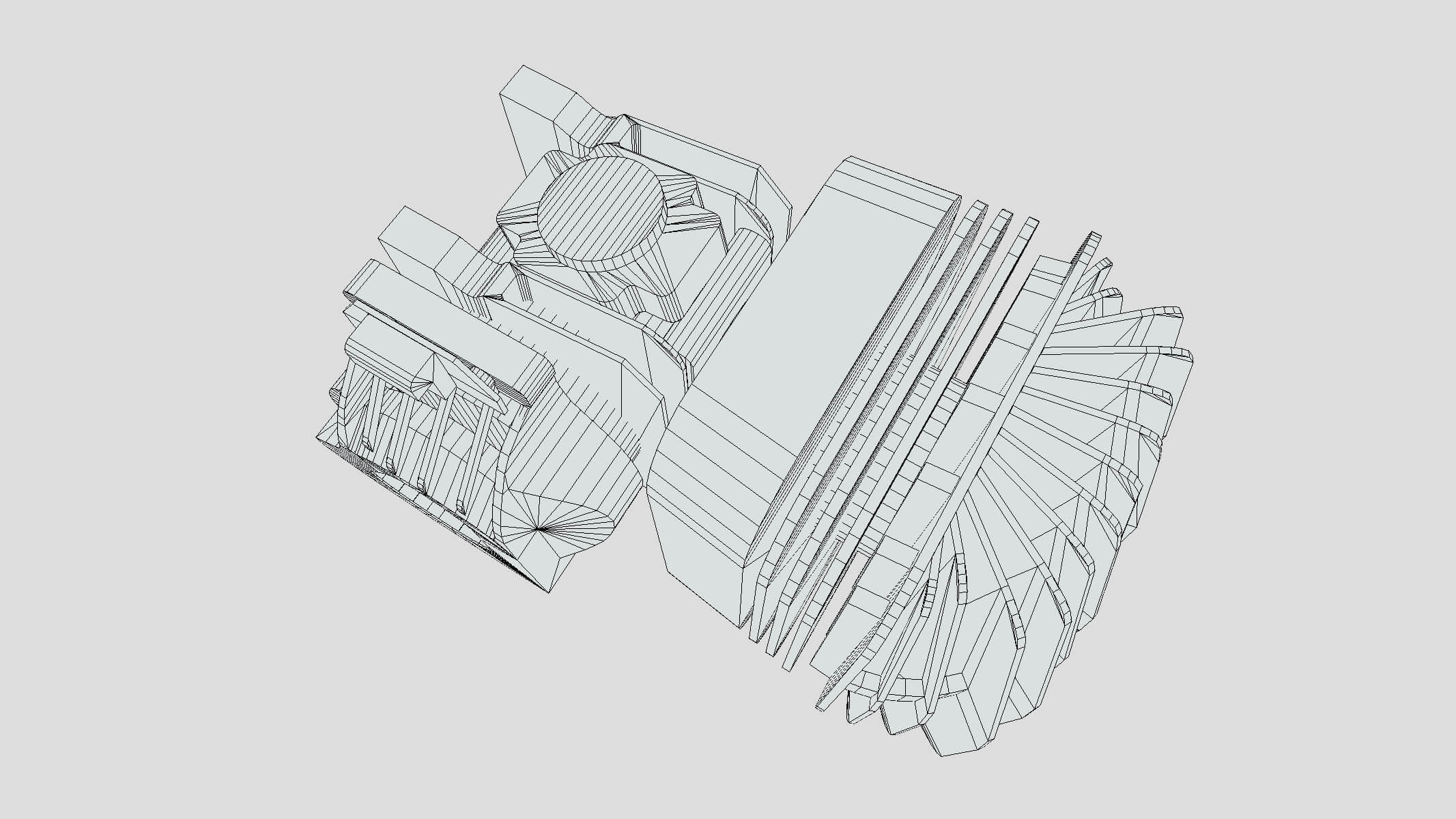 Generic Motorsport Engine - 3D Model by frezzy