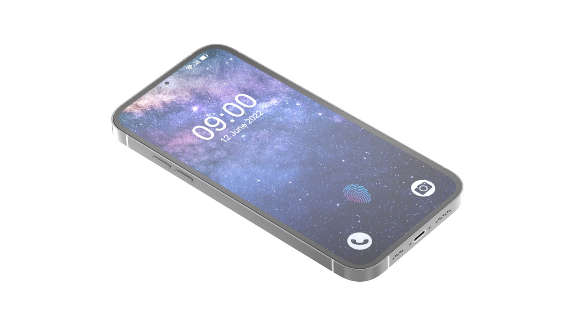 Generic Smartphone 04 - 3D Model by frezzy