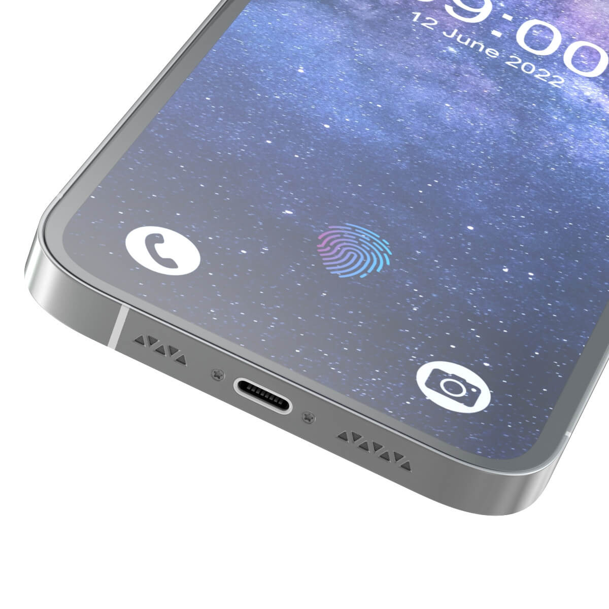 Generic Smartphone 04 - 3D Model by frezzy