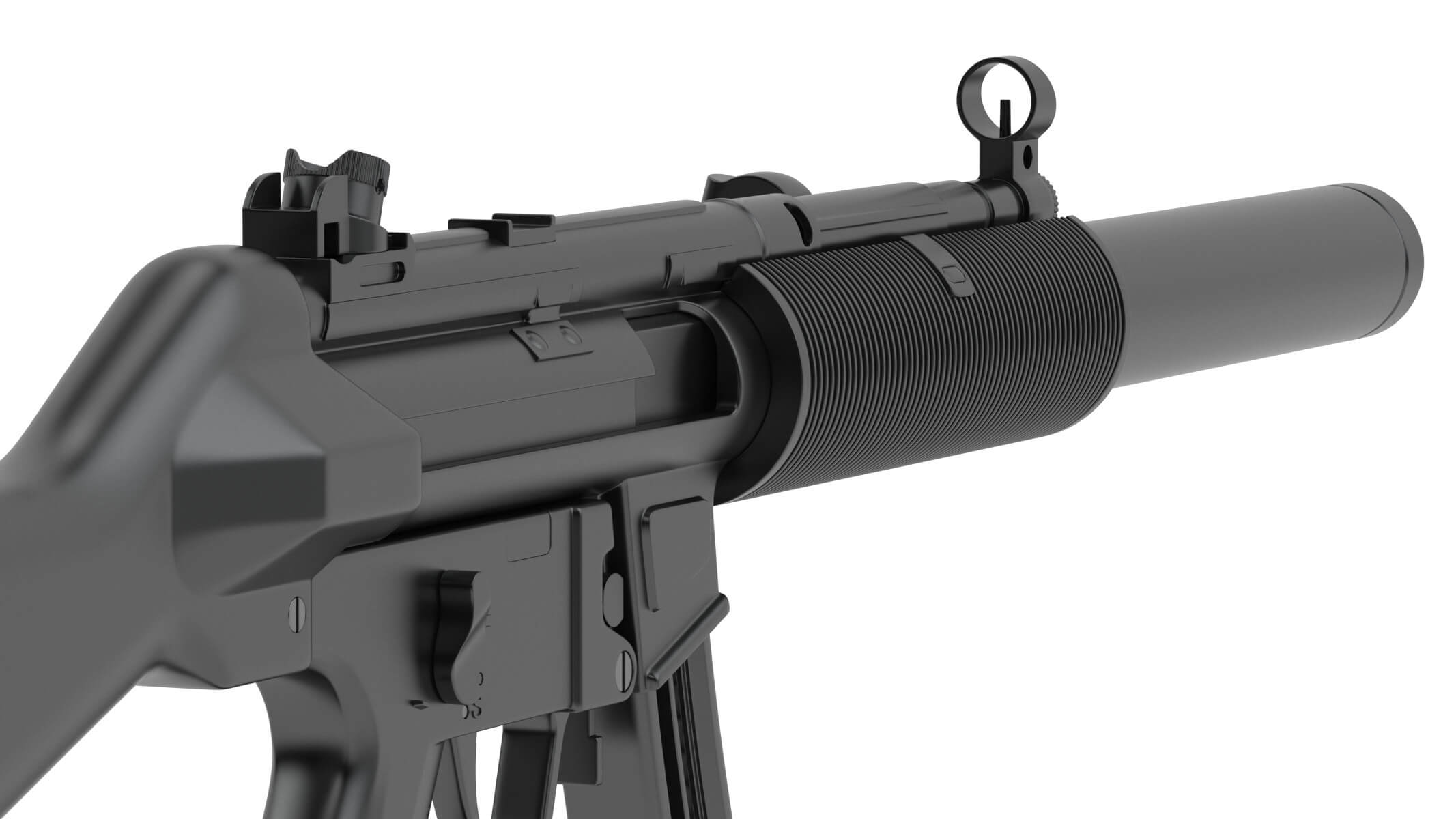 German Sport Guns GSG-5 3D Model by frezzy