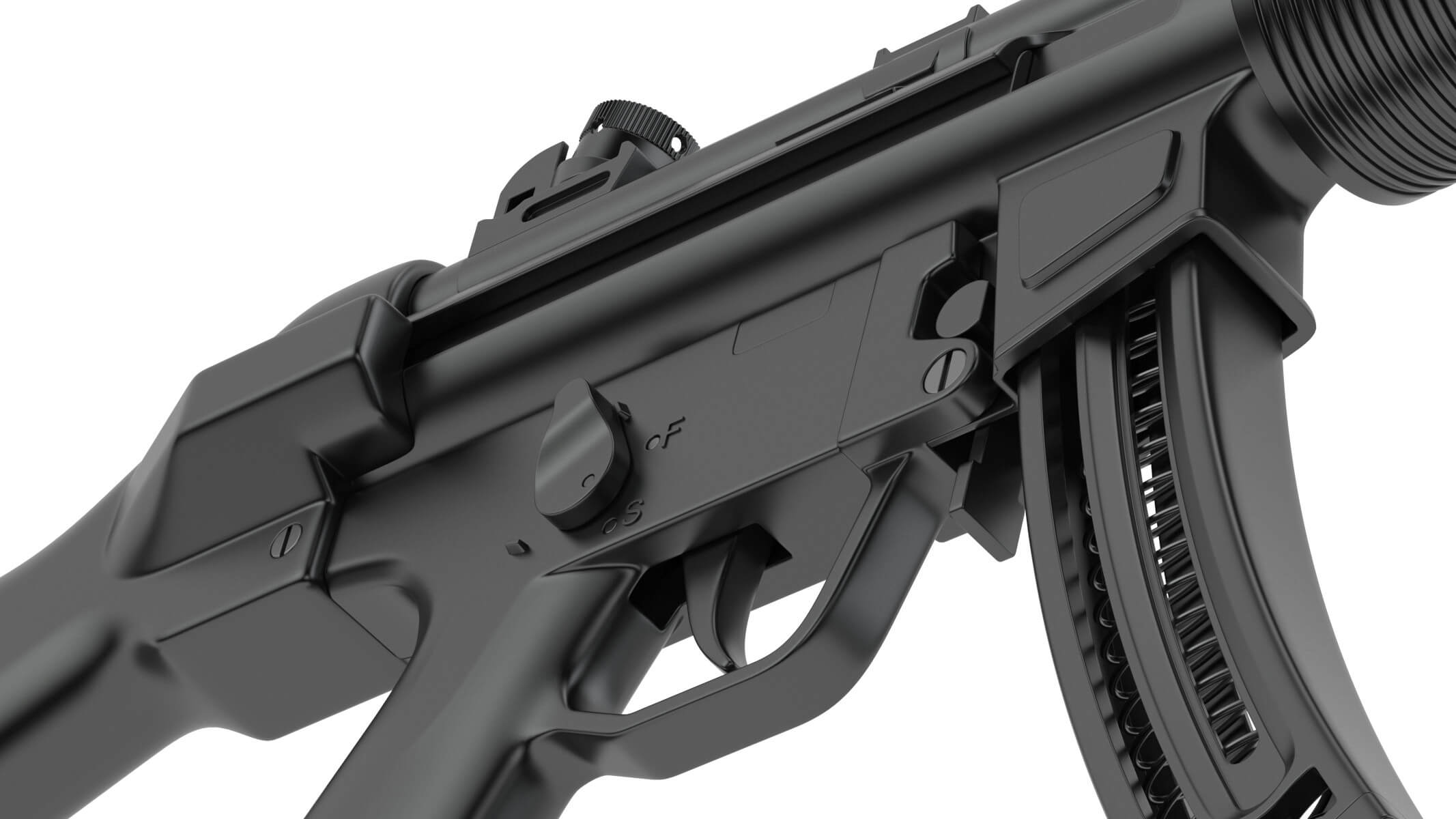 German Sport Guns GSG-5 3D Model by frezzy