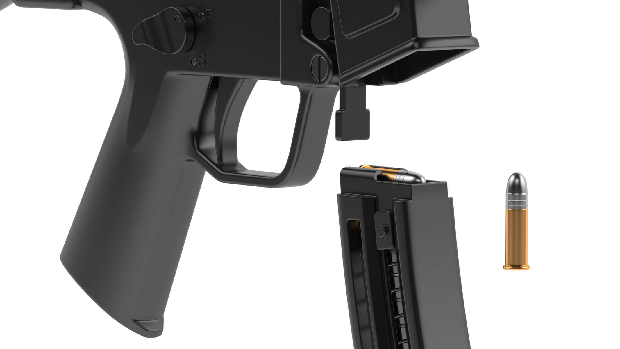 German Sport Guns GSG-5 3D Model by frezzy