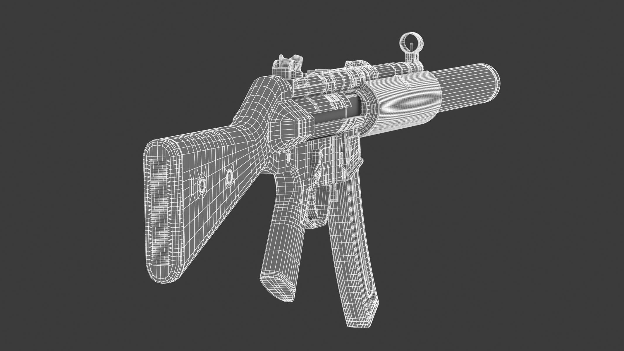 German Sport Guns GSG-5 3D Model by frezzy