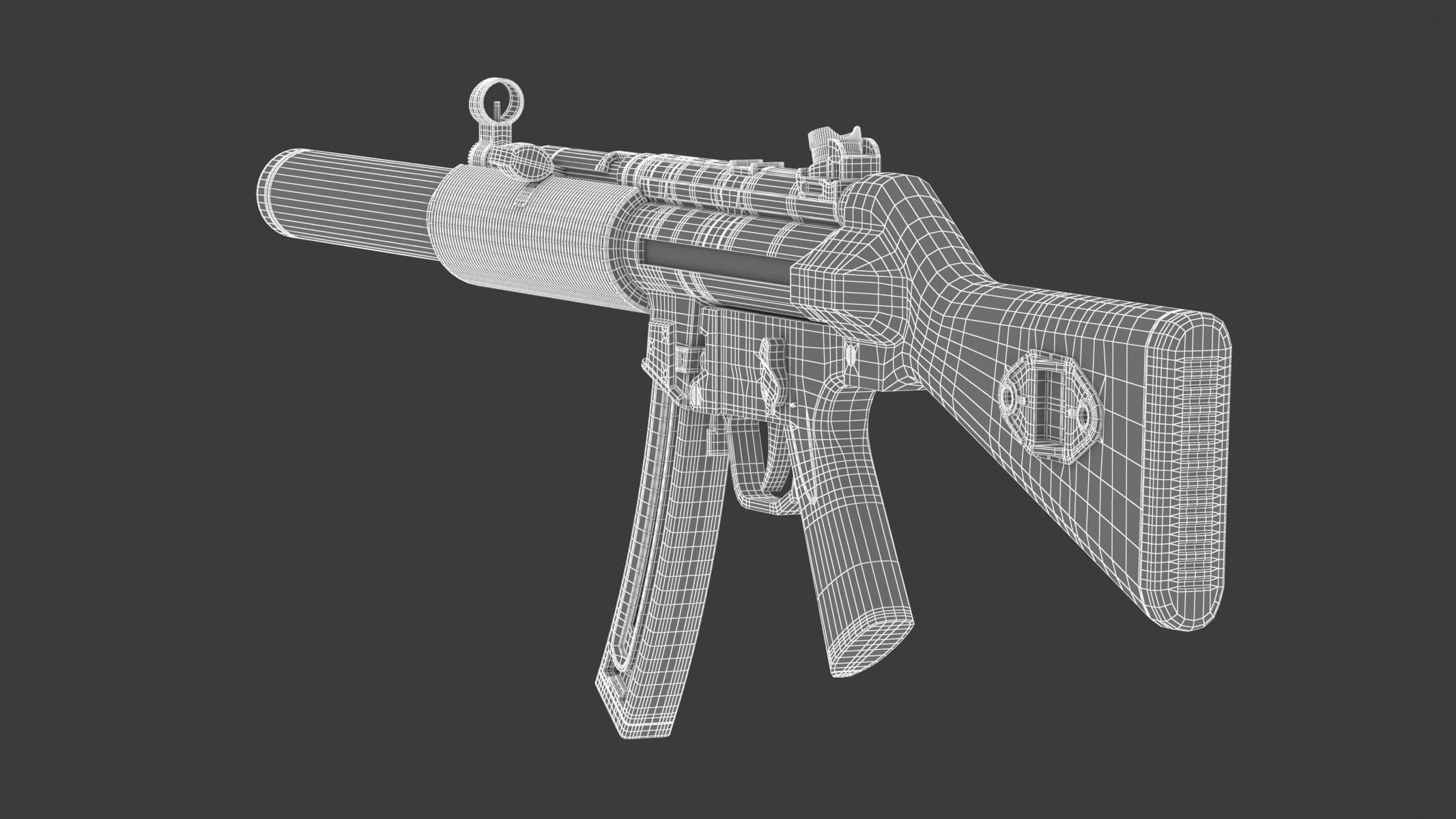 German Sport Guns GSG-5 3D Model by frezzy