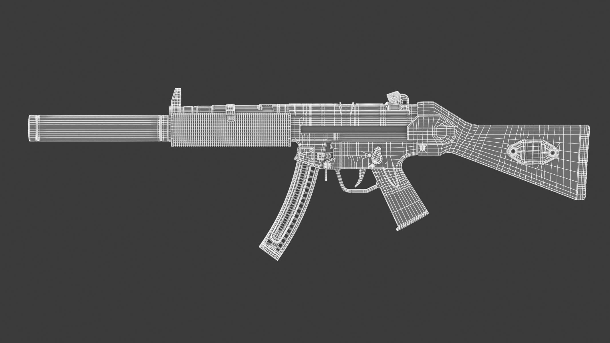 German Sport Guns GSG-5 3D Model by frezzy