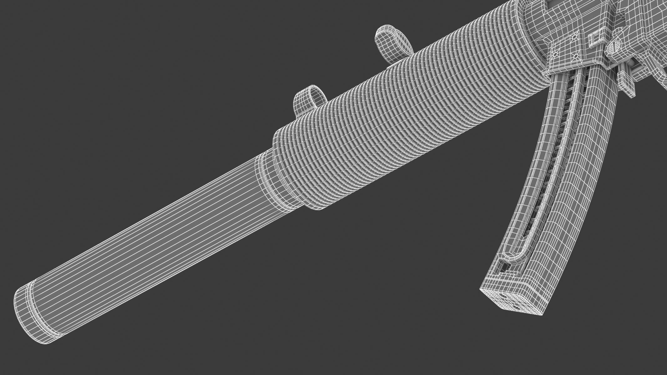 German Sport Guns GSG-5 3D Model by frezzy