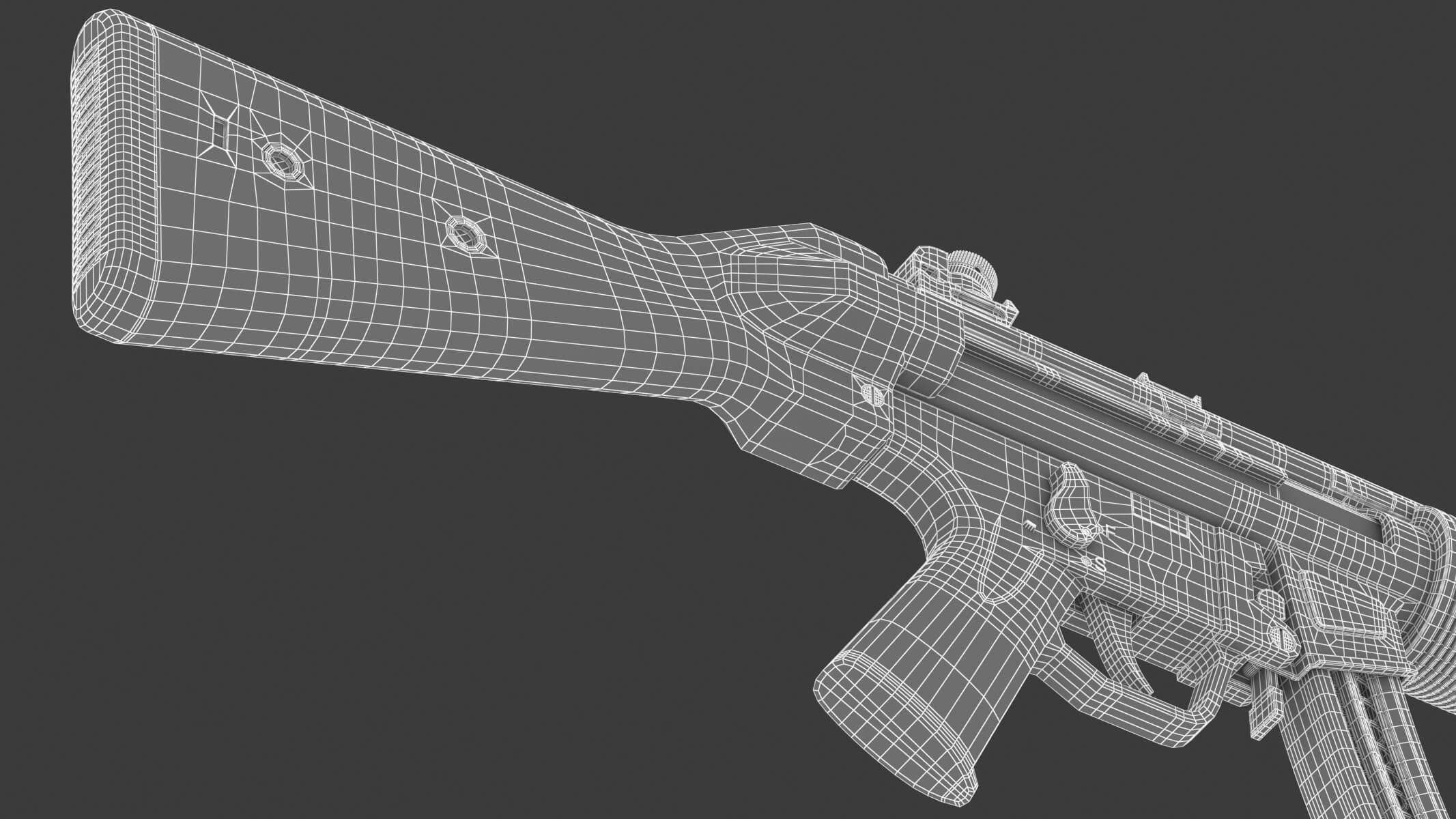 German Sport Guns GSG-5 3D Model by frezzy