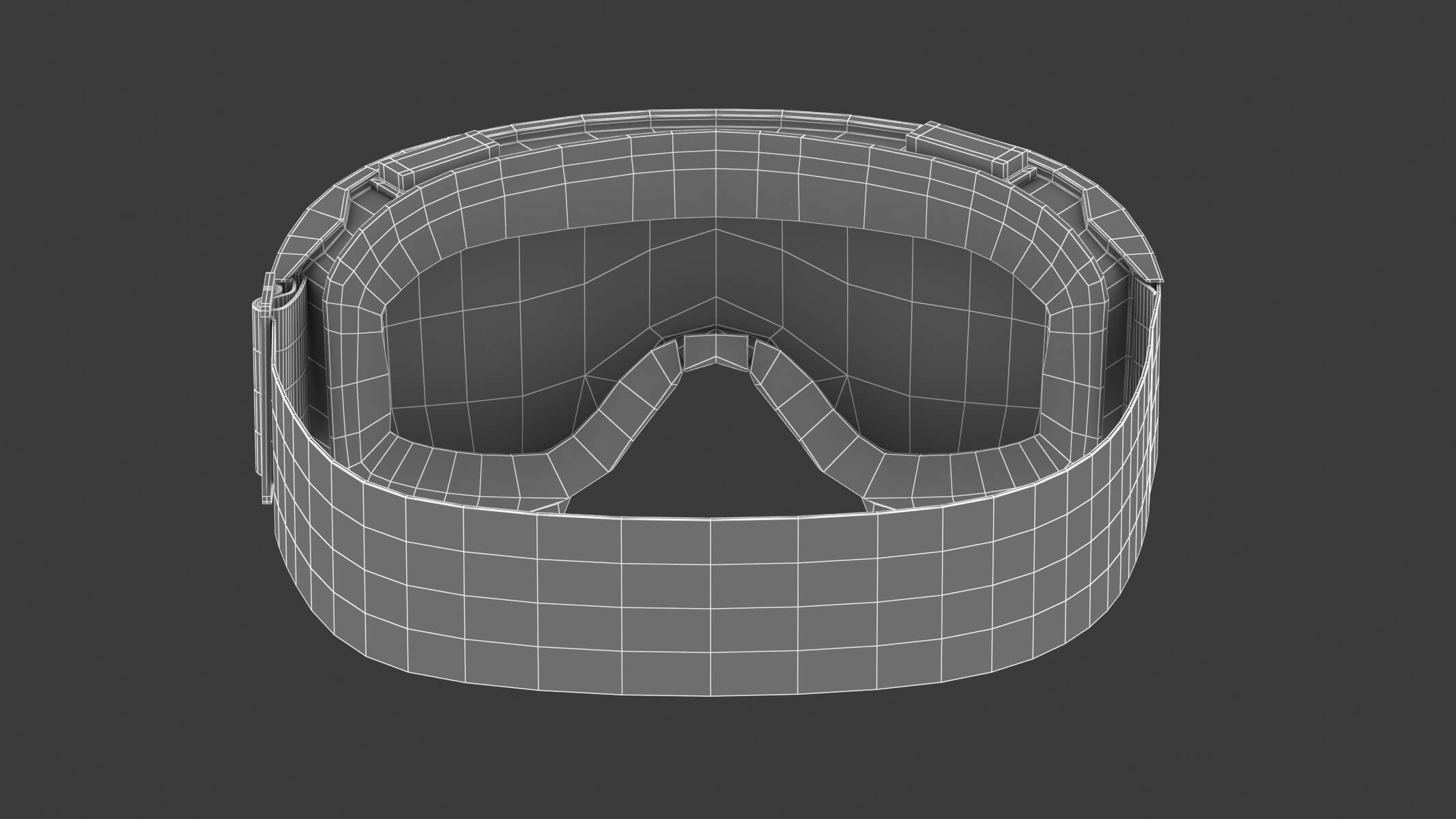Goggle Glasses - 3D Model by frezzy