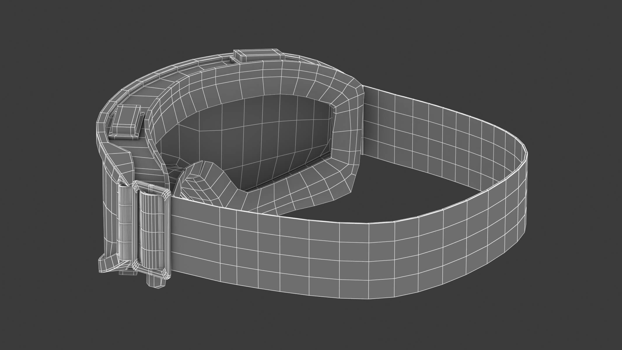 Goggle Glasses - 3D Model by frezzy