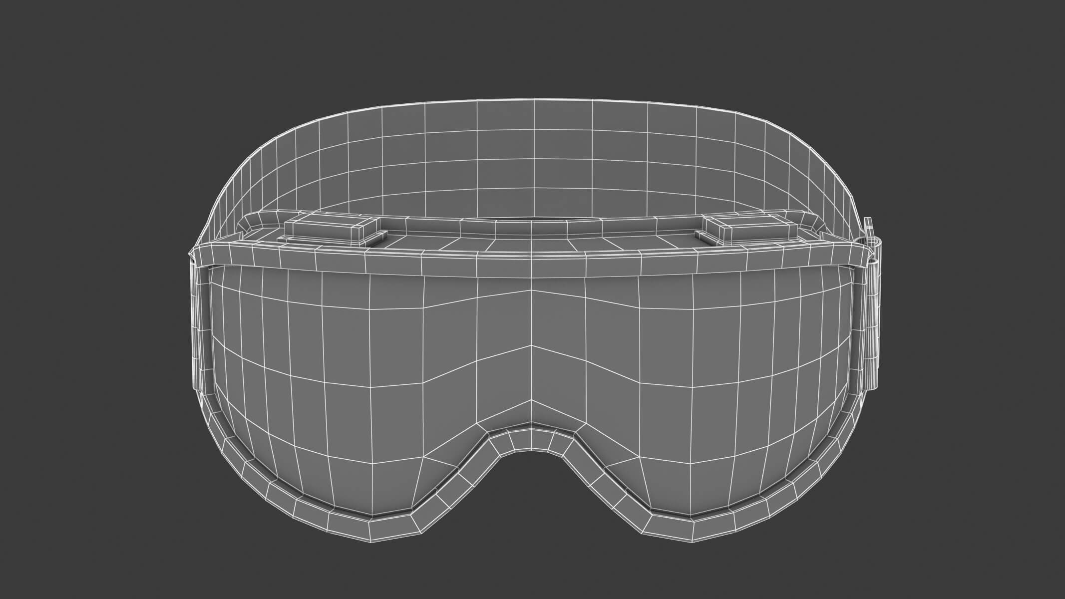 Goggle Glasses - 3D Model by frezzy