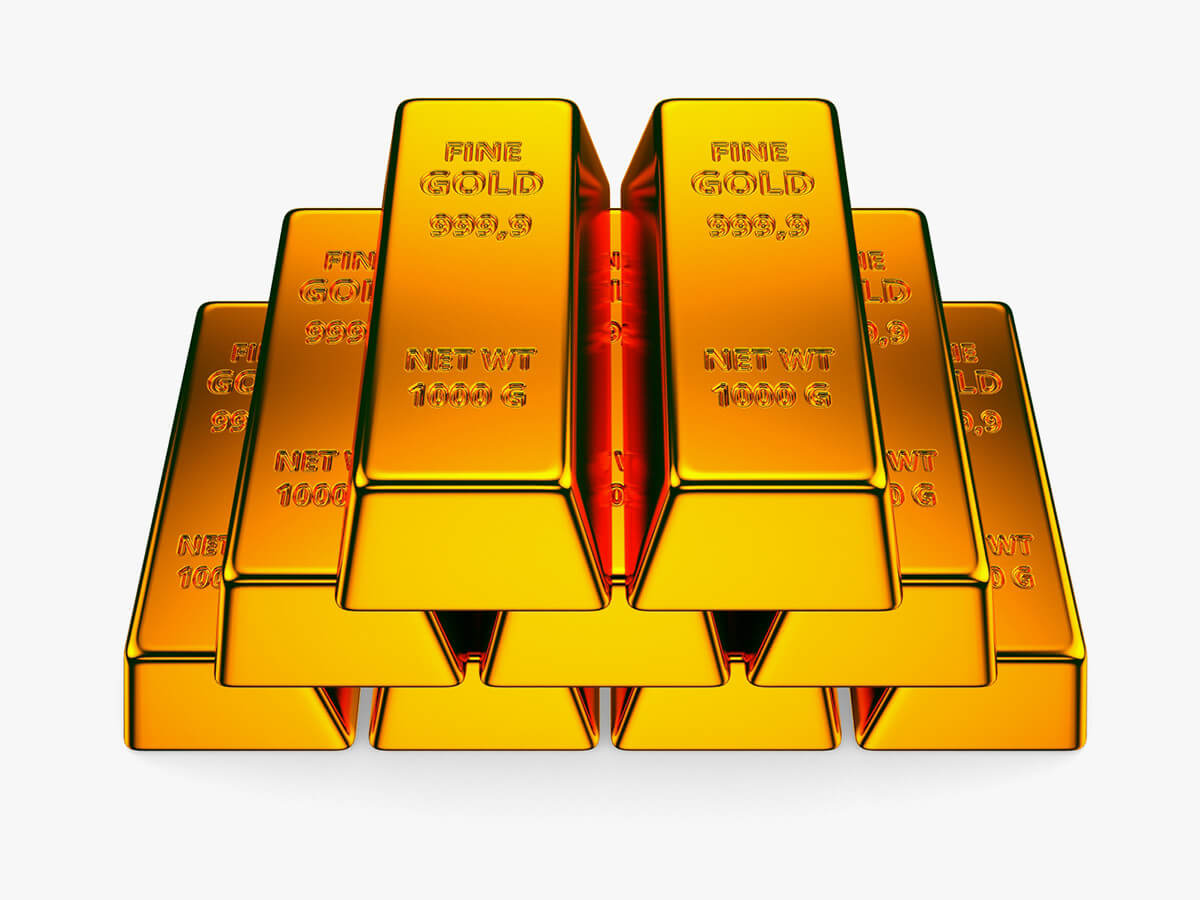 Gold Bar - 3D Model by frezzy