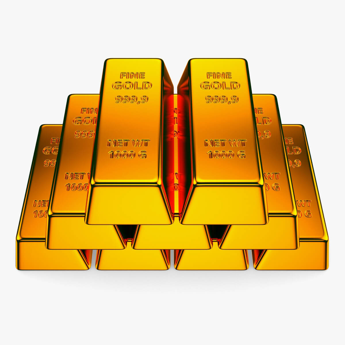 Gold Bar - 3D Model by frezzy
