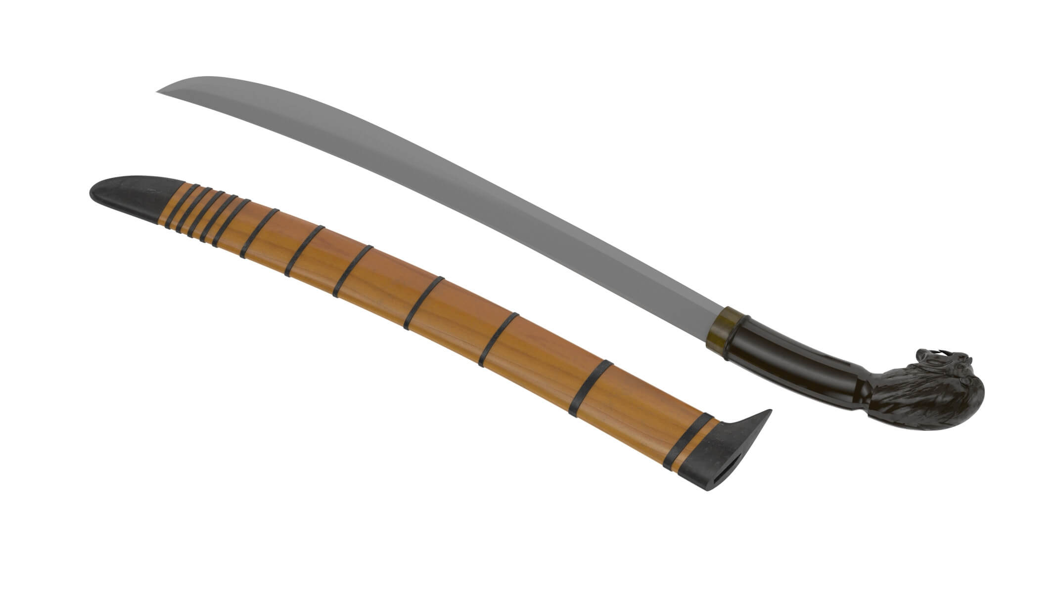 Golok Machete - 3D Model by frezzy