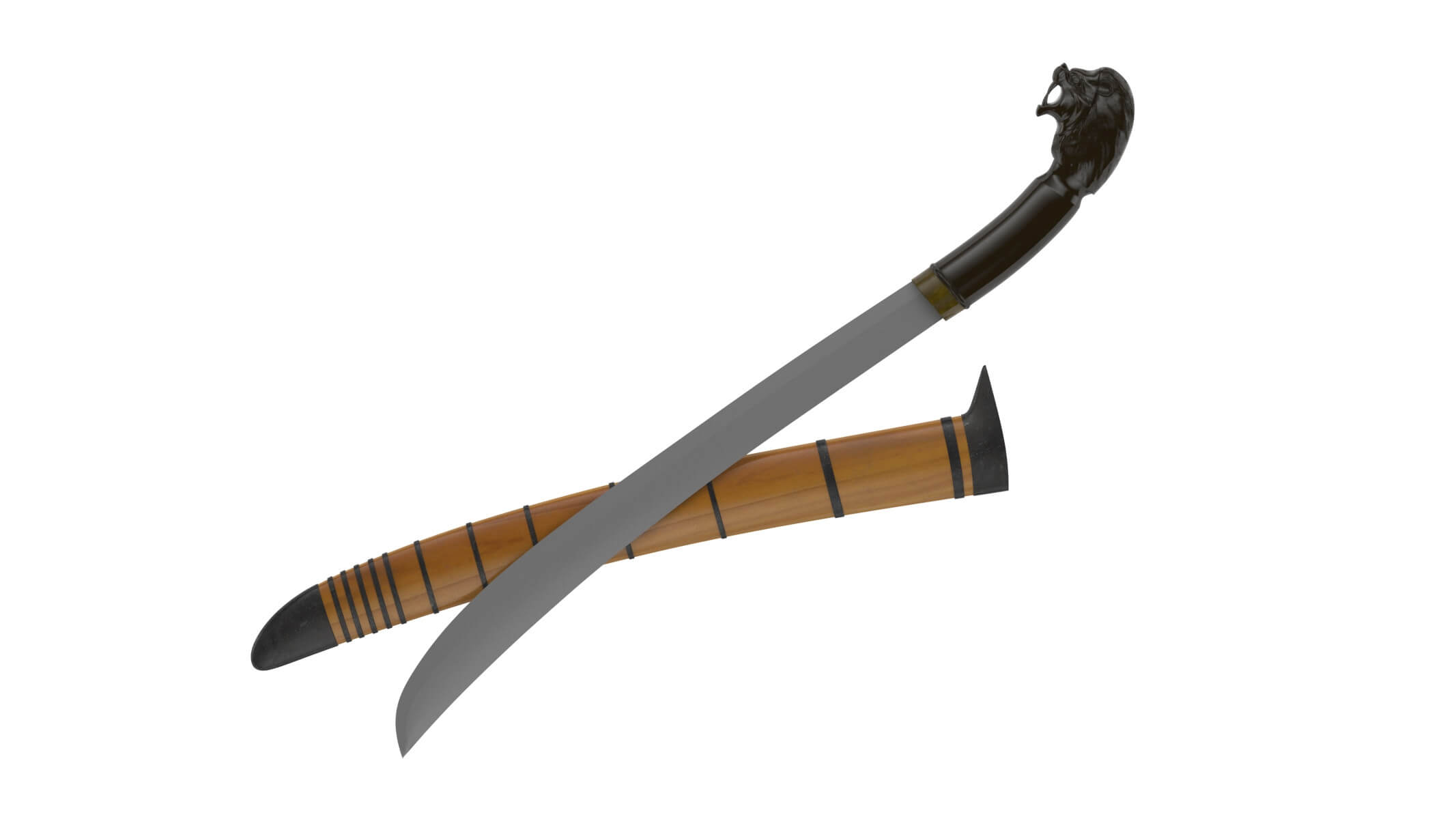 Golok Machete - 3D Model by frezzy