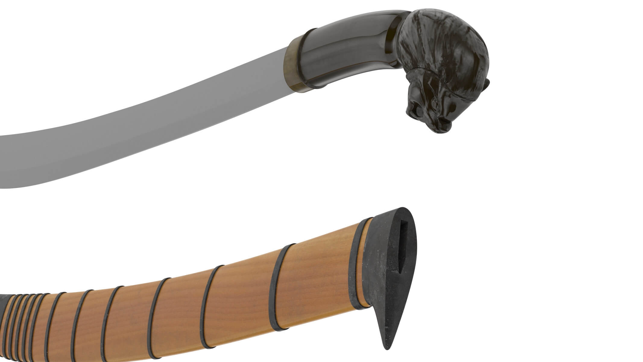 Golok Machete - 3D Model by frezzy