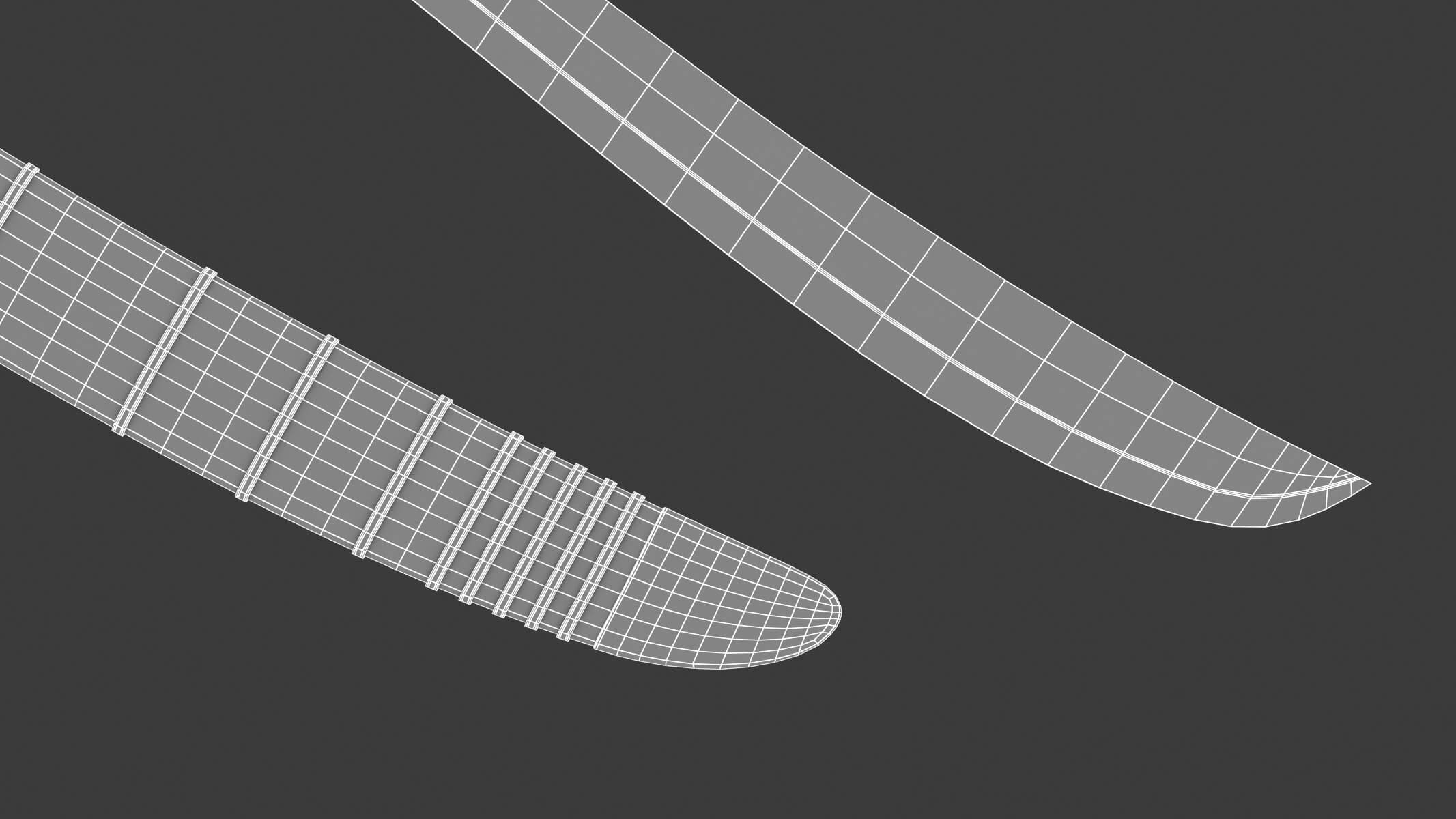 Golok Machete - 3D Model by frezzy